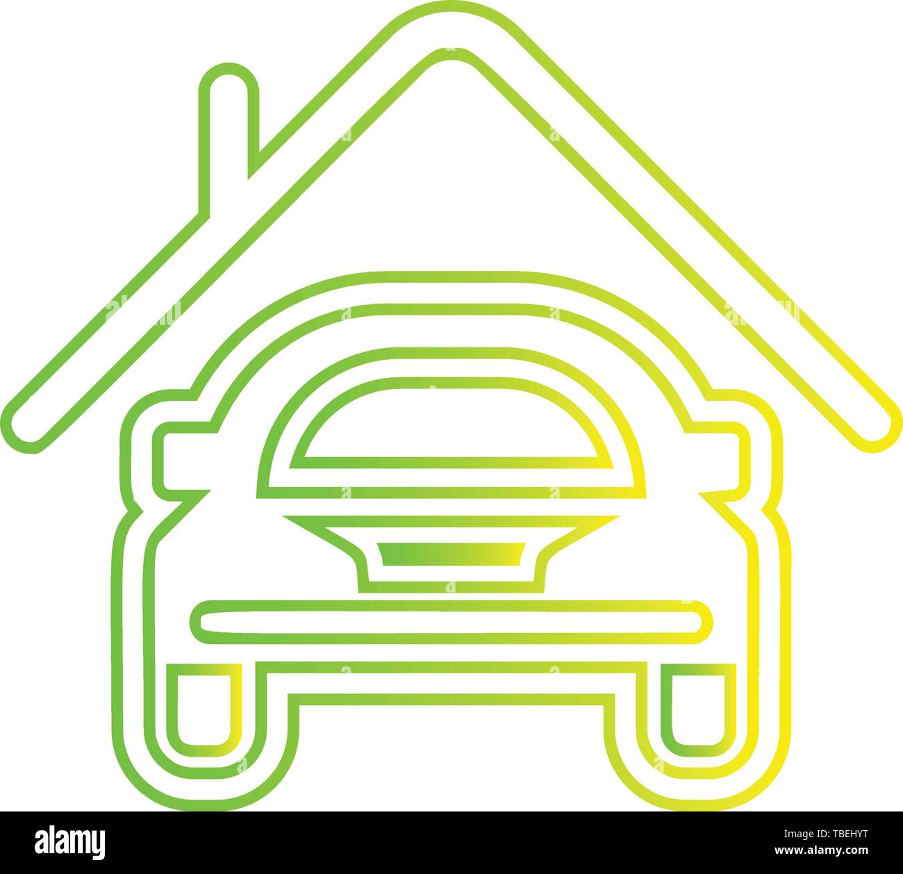 Car garage icon - vector Stock Vector Image & Art - Alamy