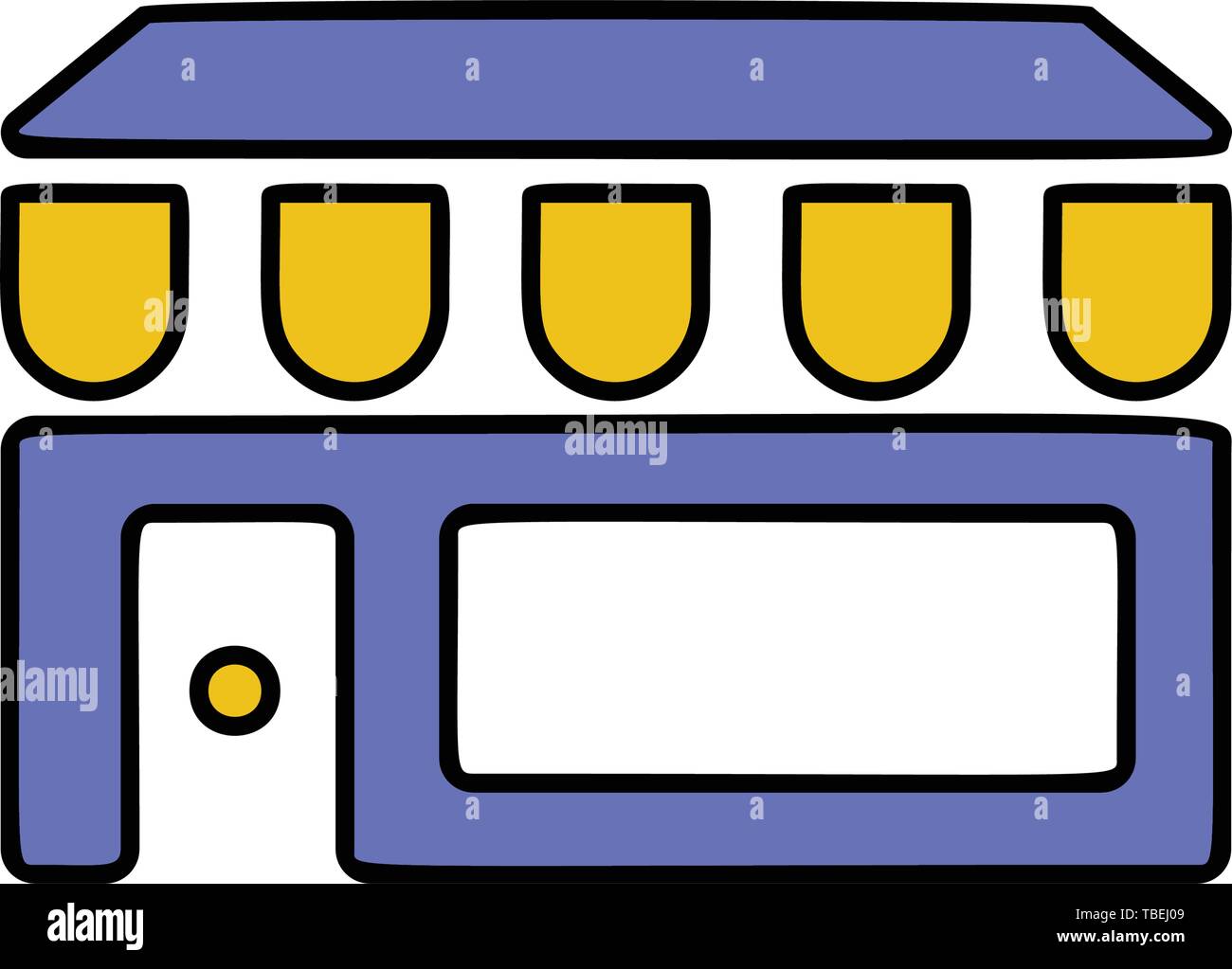 Store icon - Store vector sign vector Stock Vector Image & Art - Alamy