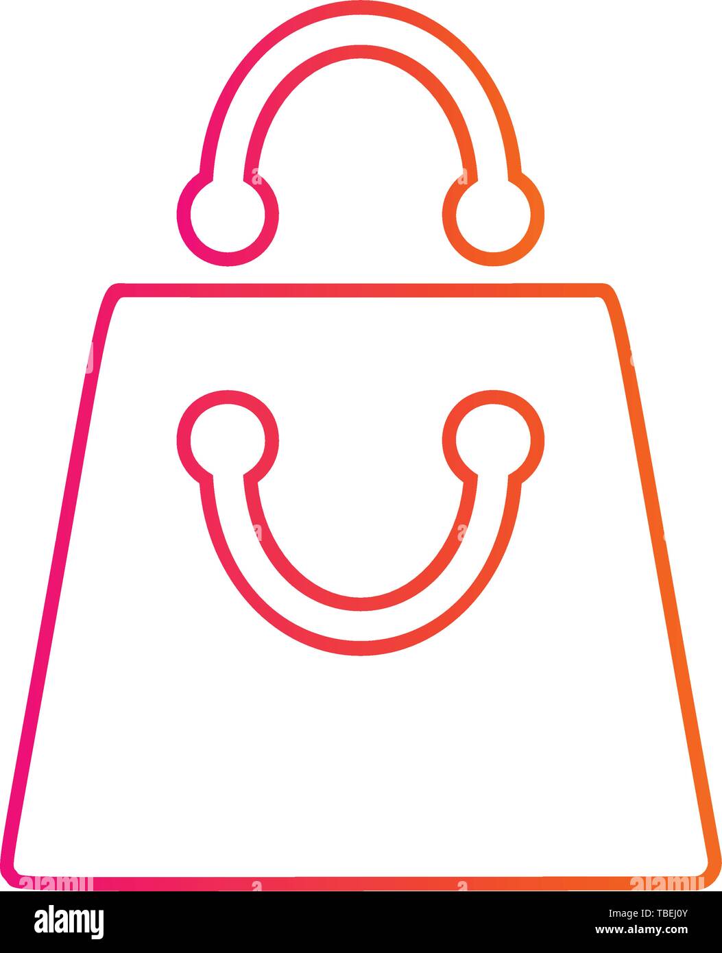 Shopping bag icon - bag sign vector Stock Vector Image & Art - Alamy