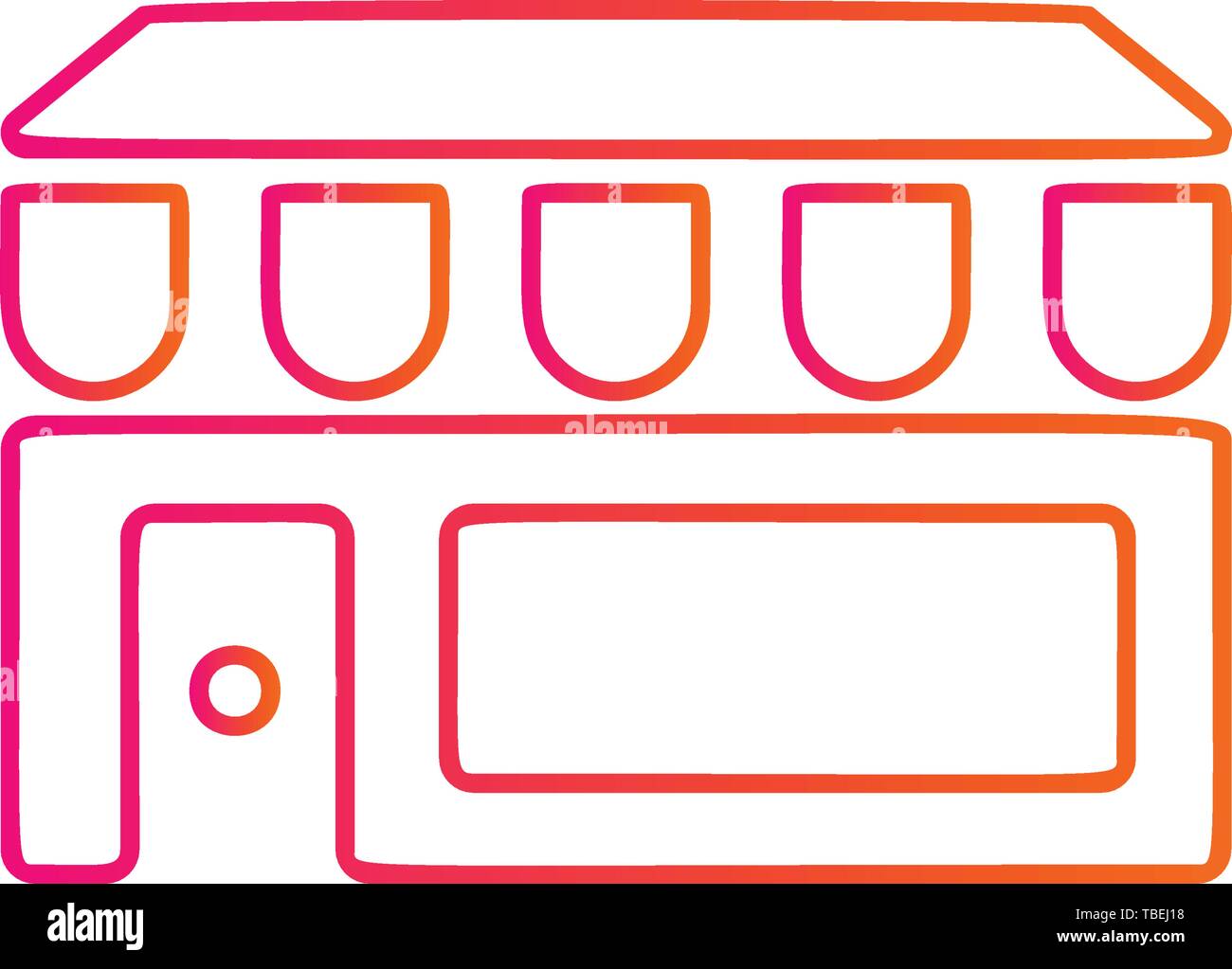 Store icon - Store vector sign vector Stock Vector Image & Art - Alamy