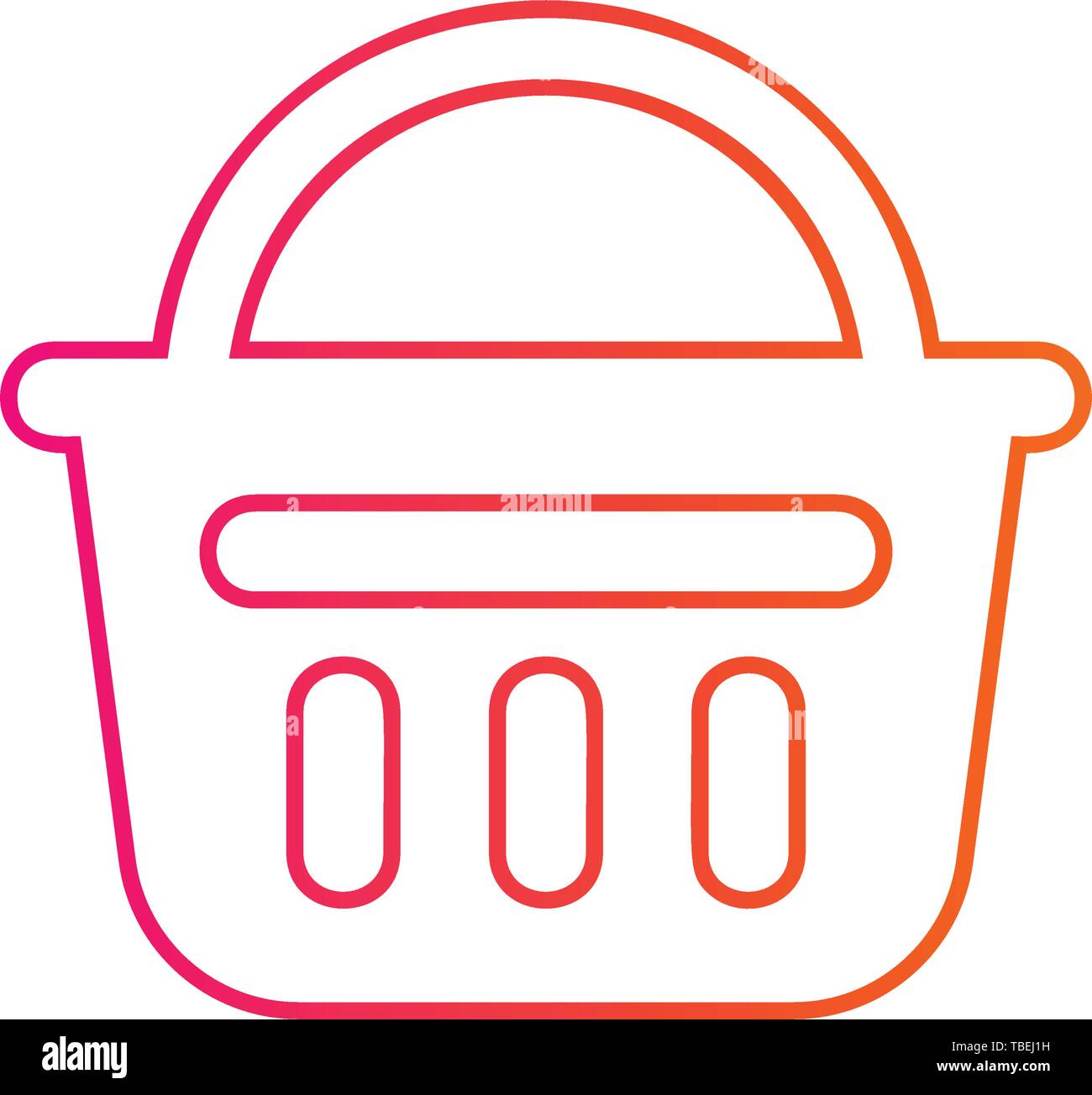 Shopping basket sign icon vector Stock Vector Image & Art - Alamy