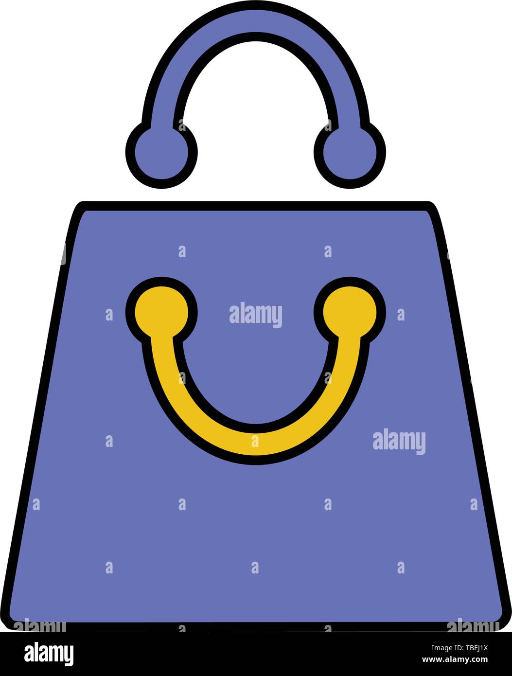 Shopping bag icon - bag sign vector Stock Vector Image & Art - Alamy