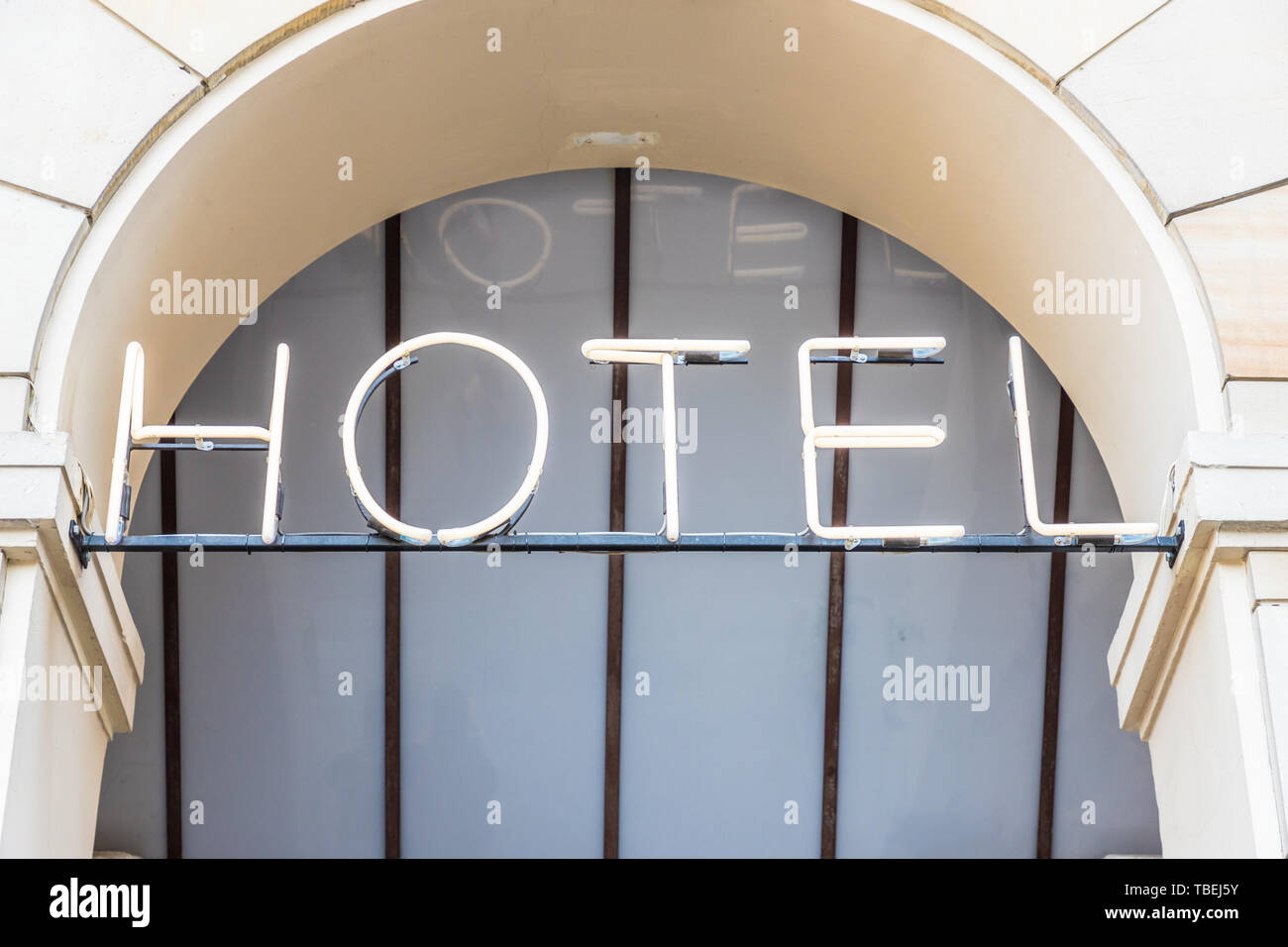 A generic hotel sign Stock Photo - Alamy