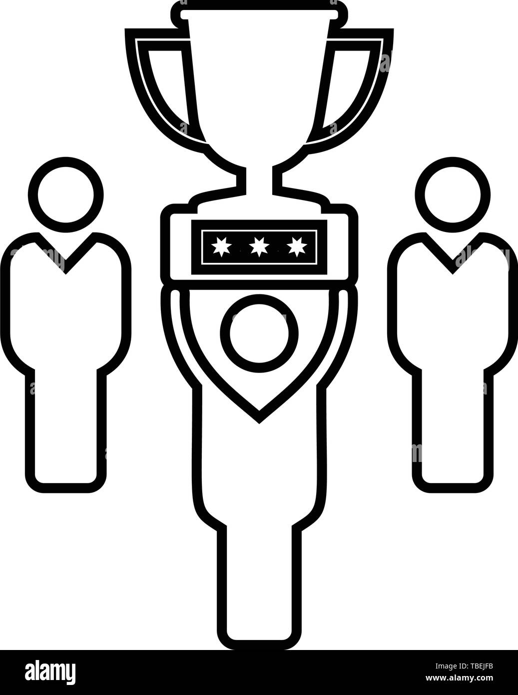 Business people success icon vector Stock Vector Image & Art - Alamy