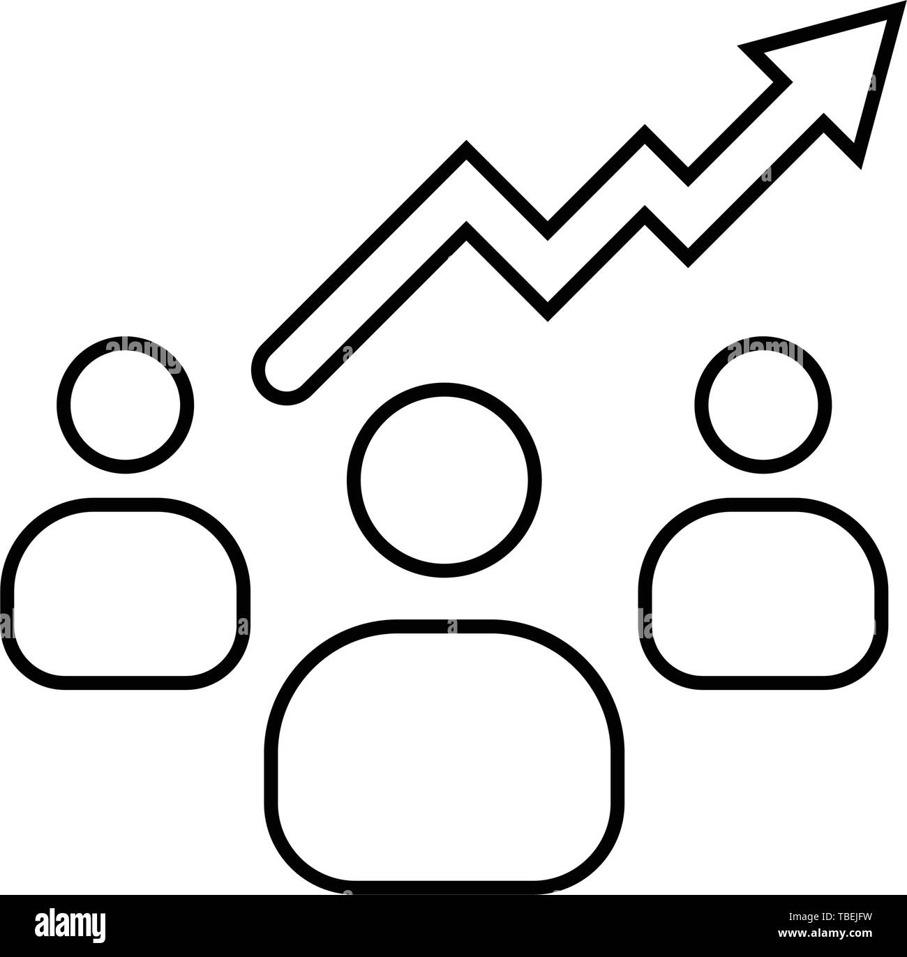 Career development business people Black and White Stock Photos ...