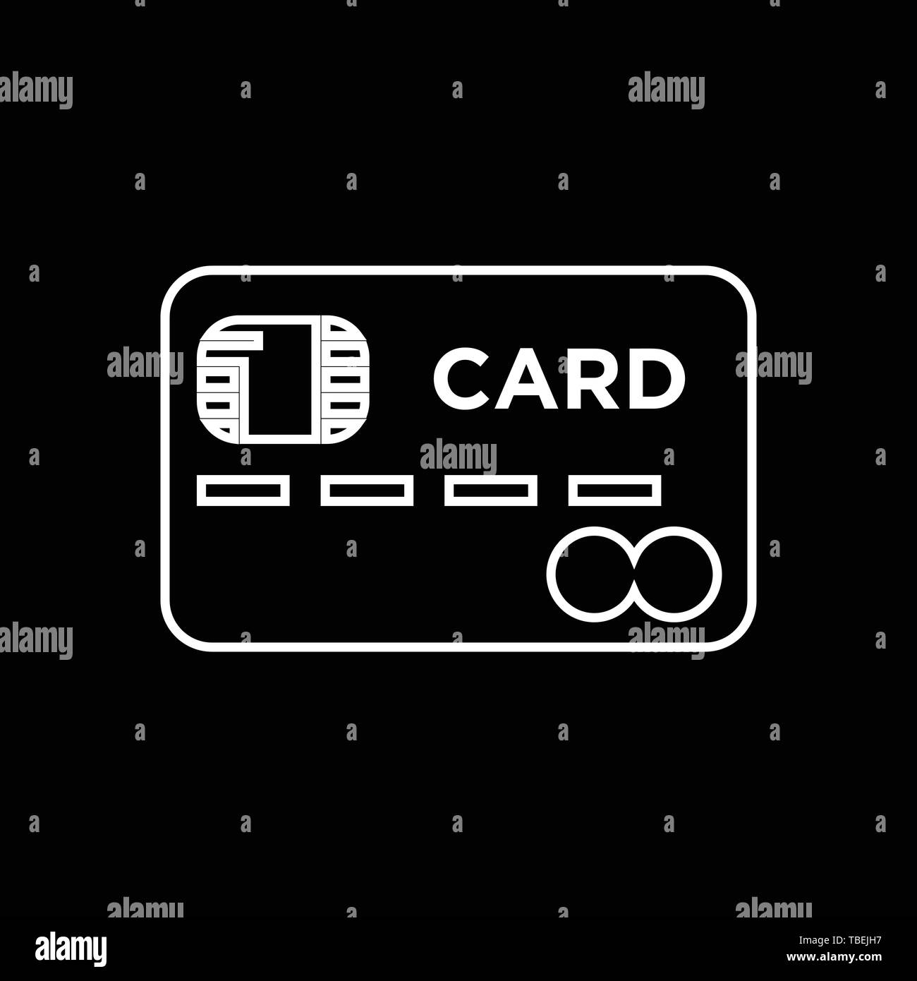Vector credit card icon Stock Vector Image & Art - Alamy