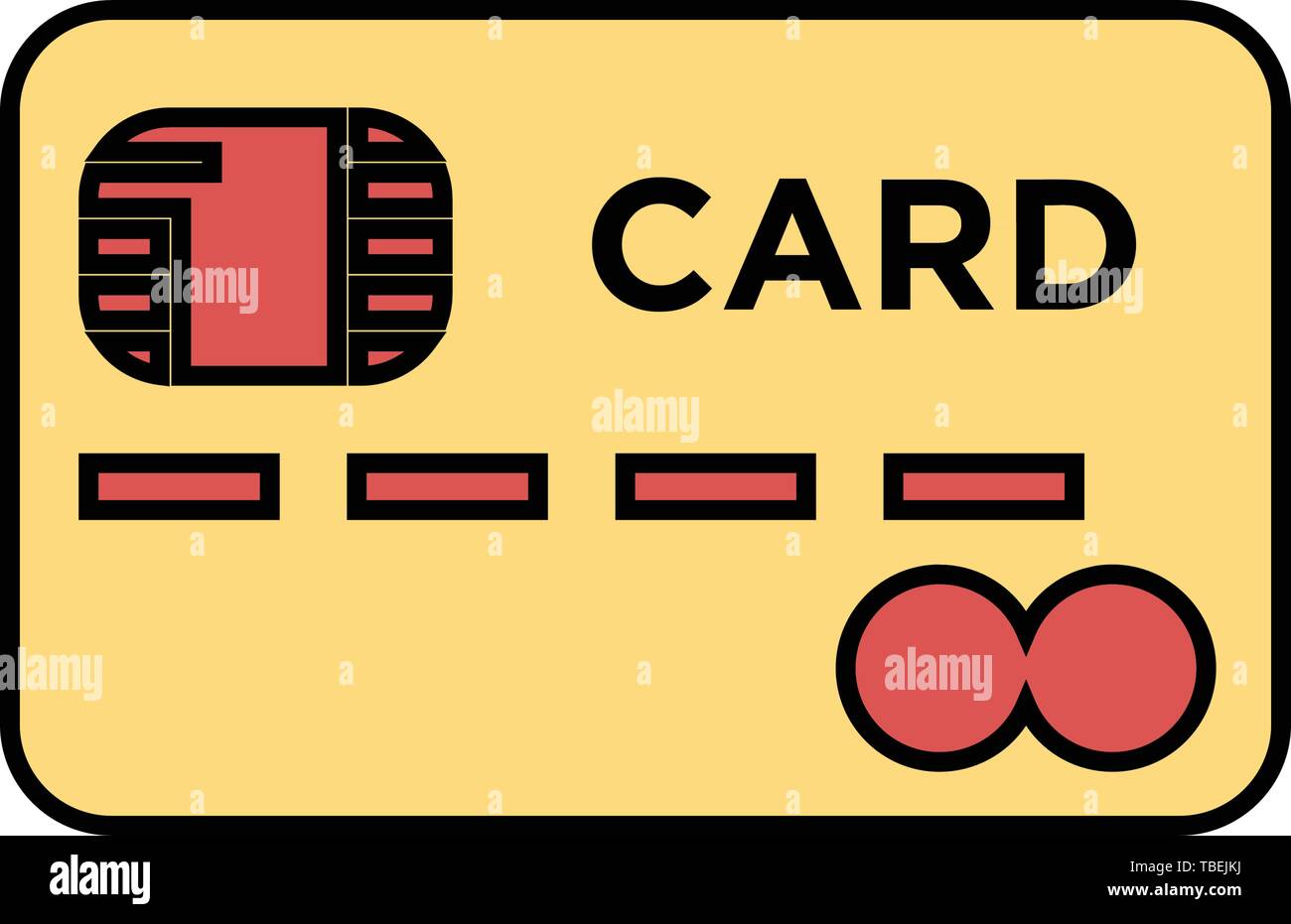 Vector credit card icon Stock Vector Image & Art - Alamy