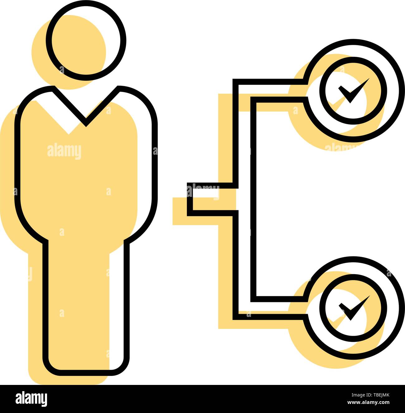 Correct plan Stock Vector Images - Alamy