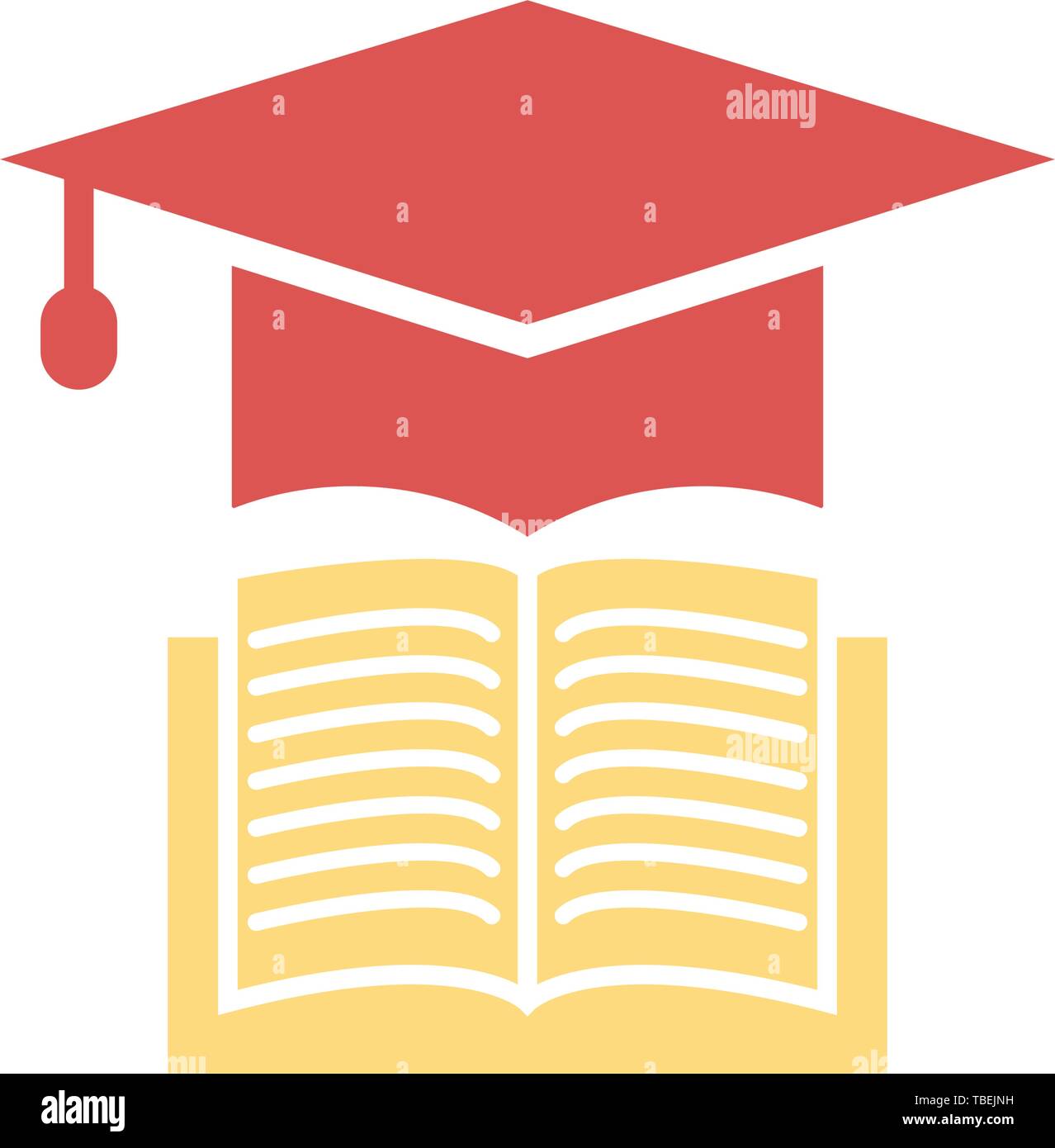 Graduation Hat Books Icon