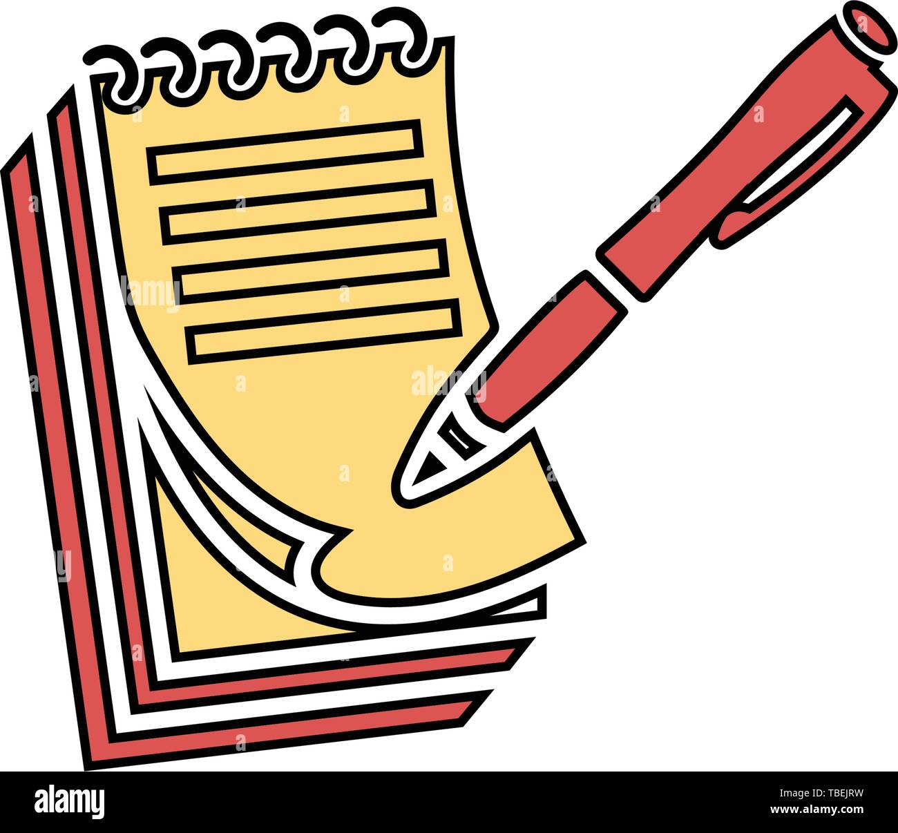 Pictograph of note icon - linear fill style vector Stock Vector Image & Art - Alamy