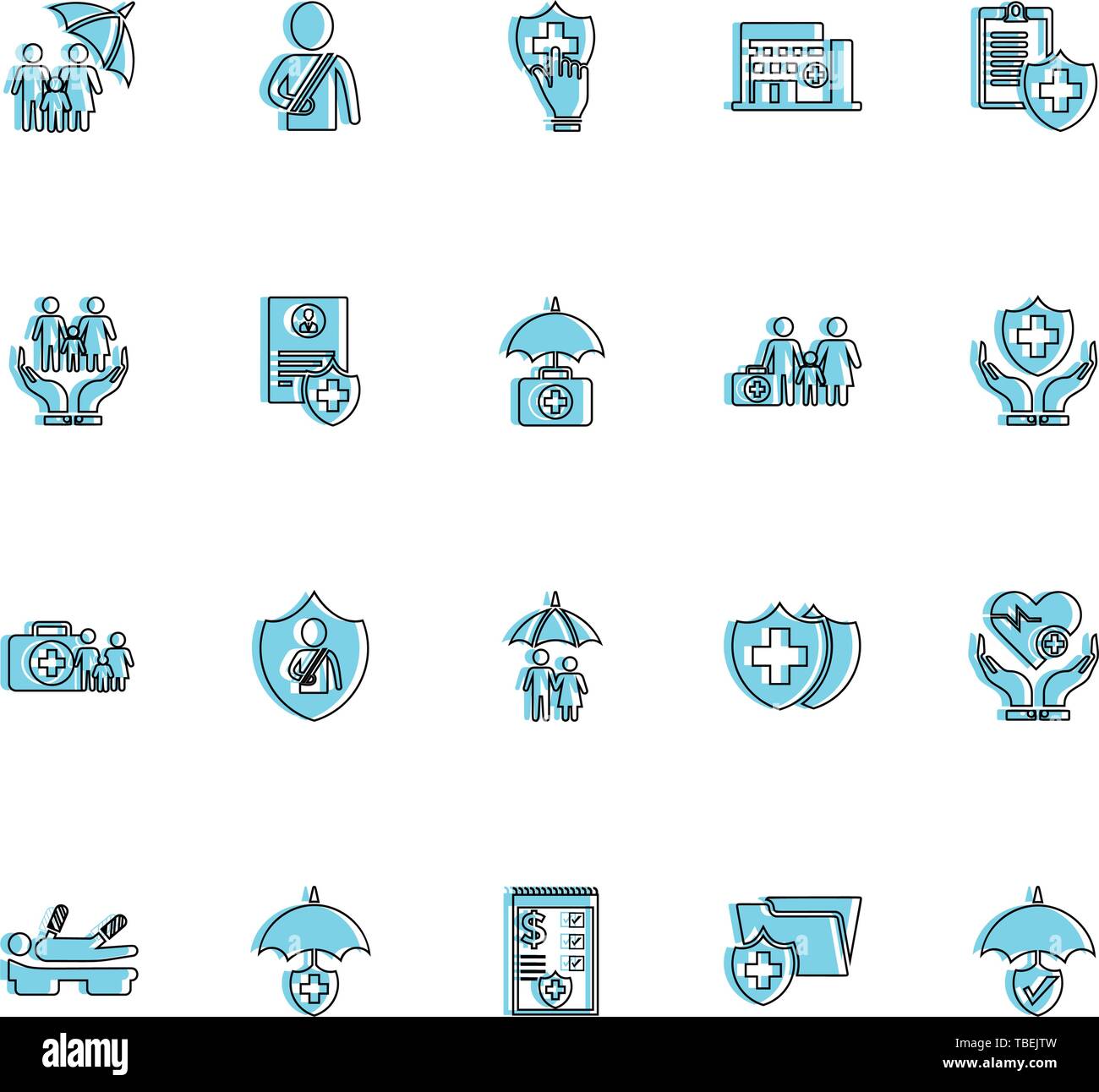 Safety icons hi-res stock photography and images - Alamy
