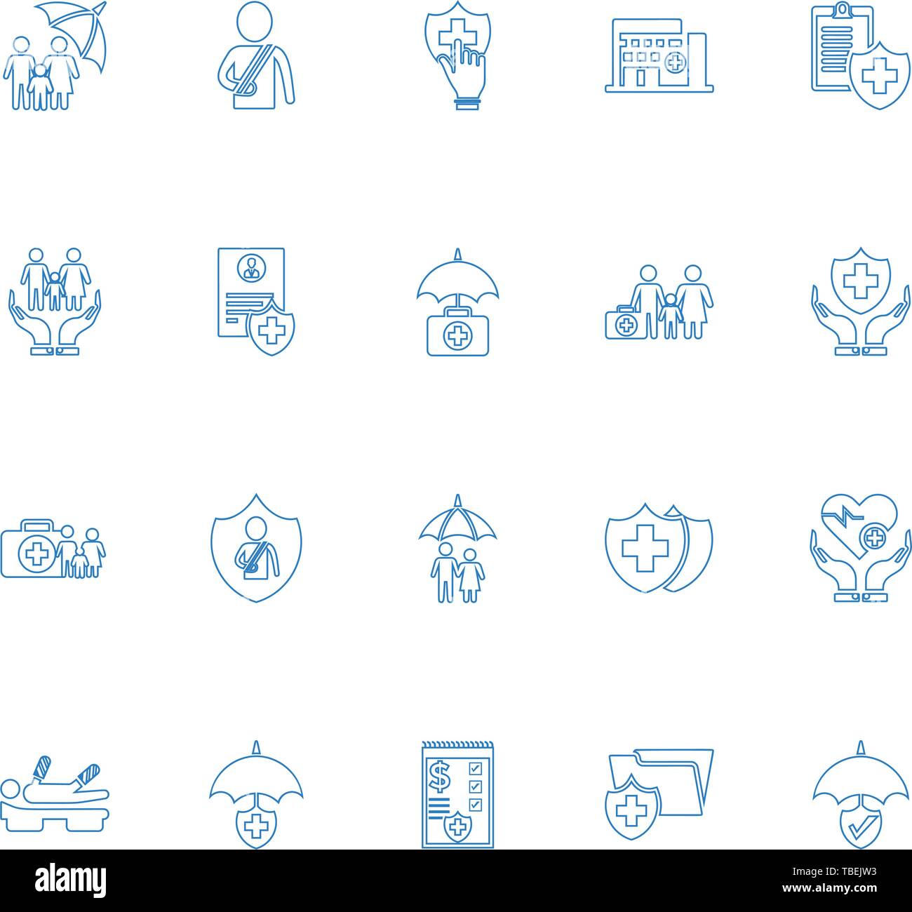 Safety icons hi-res stock photography and images - Alamy