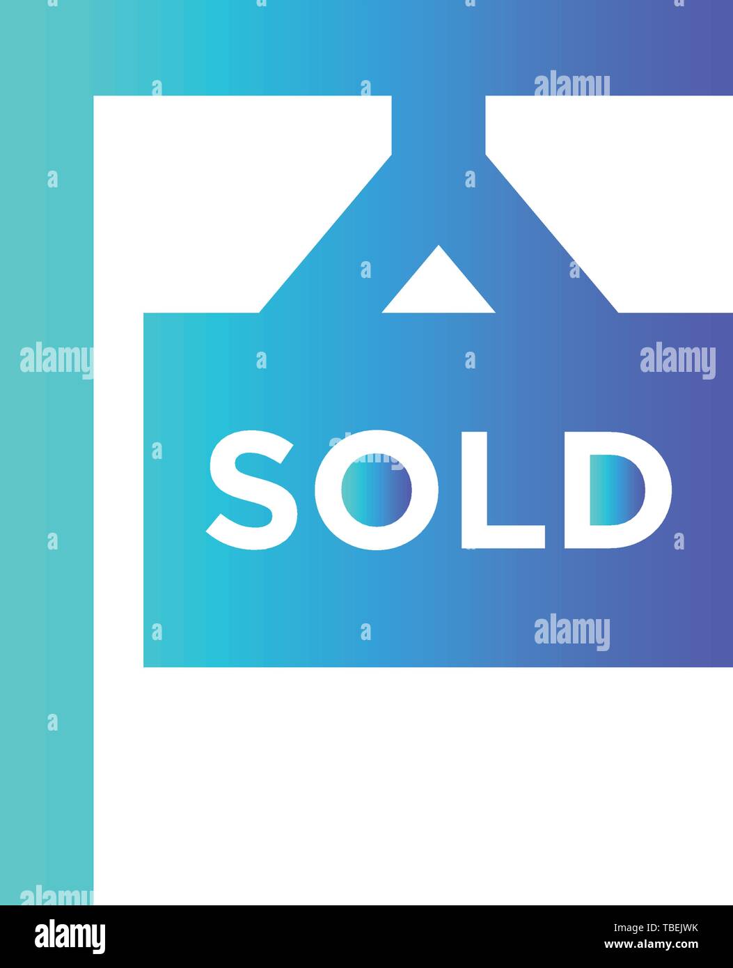 Sold sign icon vector Stock Vector Image & Art - Alamy