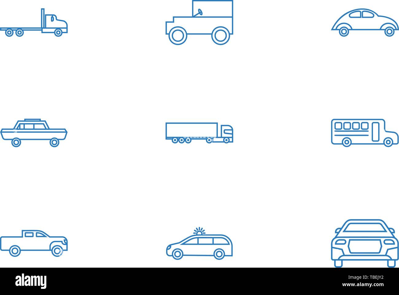 Blue air icons hi-res stock photography and images - Alamy