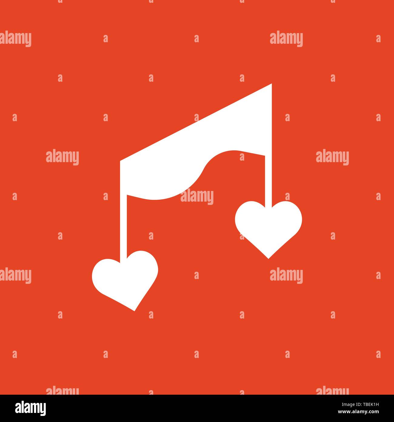 Music love icon vector Stock Vector Image & Art - Alamy