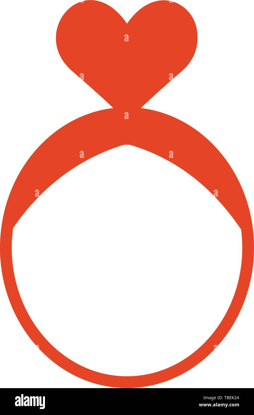 Valentine love ring - vector Stock Vector Image & Art - Alamy