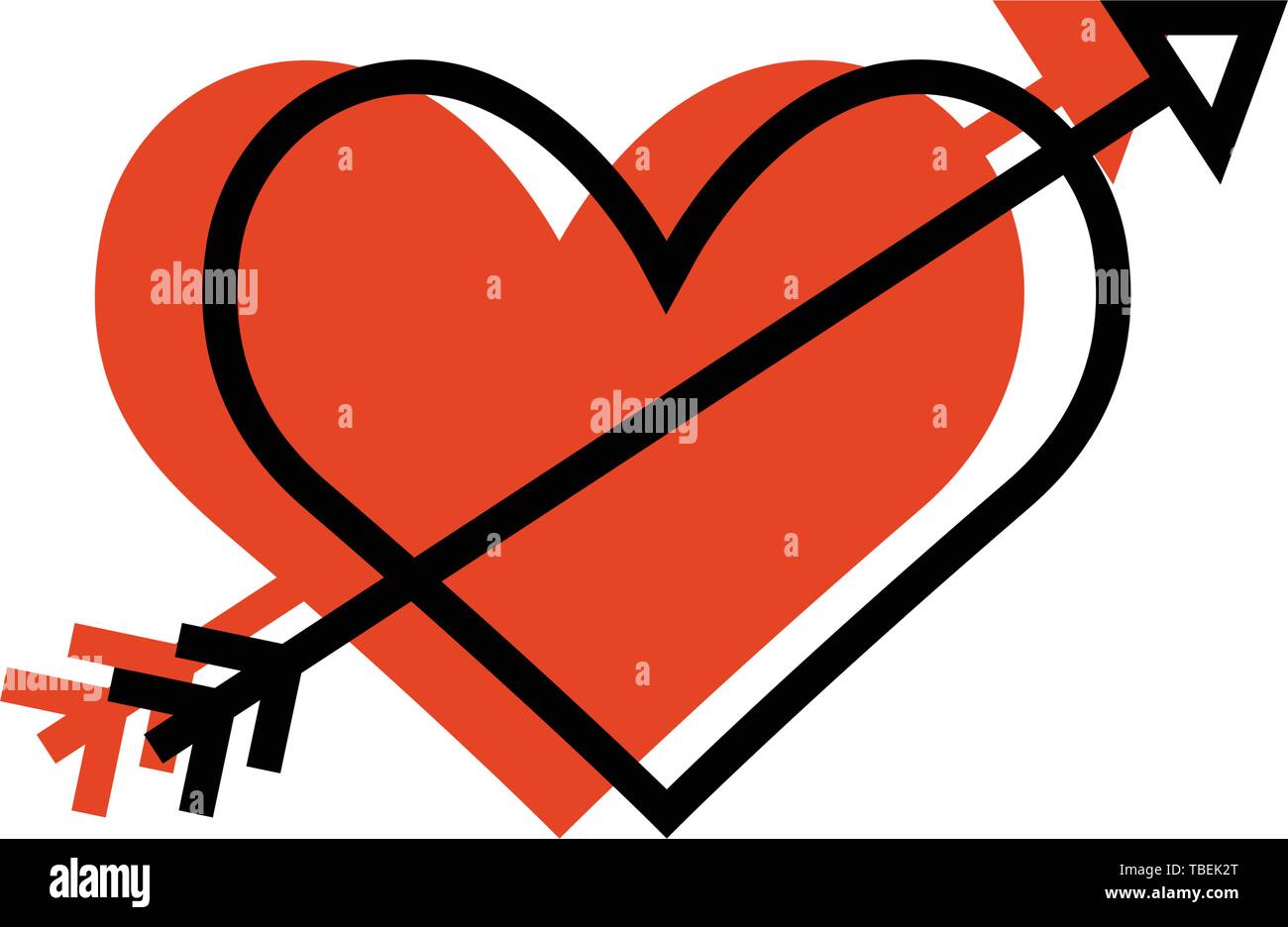 Flat love Stock Vector Images - Alamy
