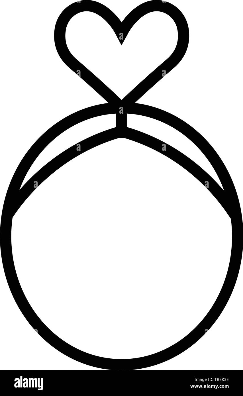 Valentine love ring - vector Stock Vector Image & Art - Alamy