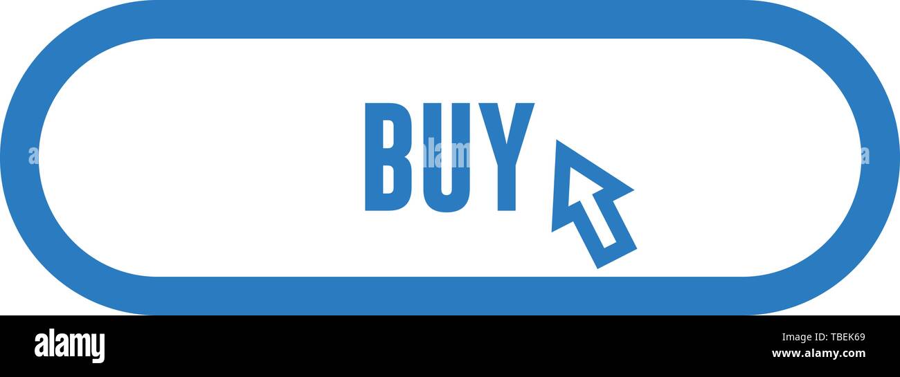 Linear buy button icon vector - blue Stock Vector Image & Art - Alamy