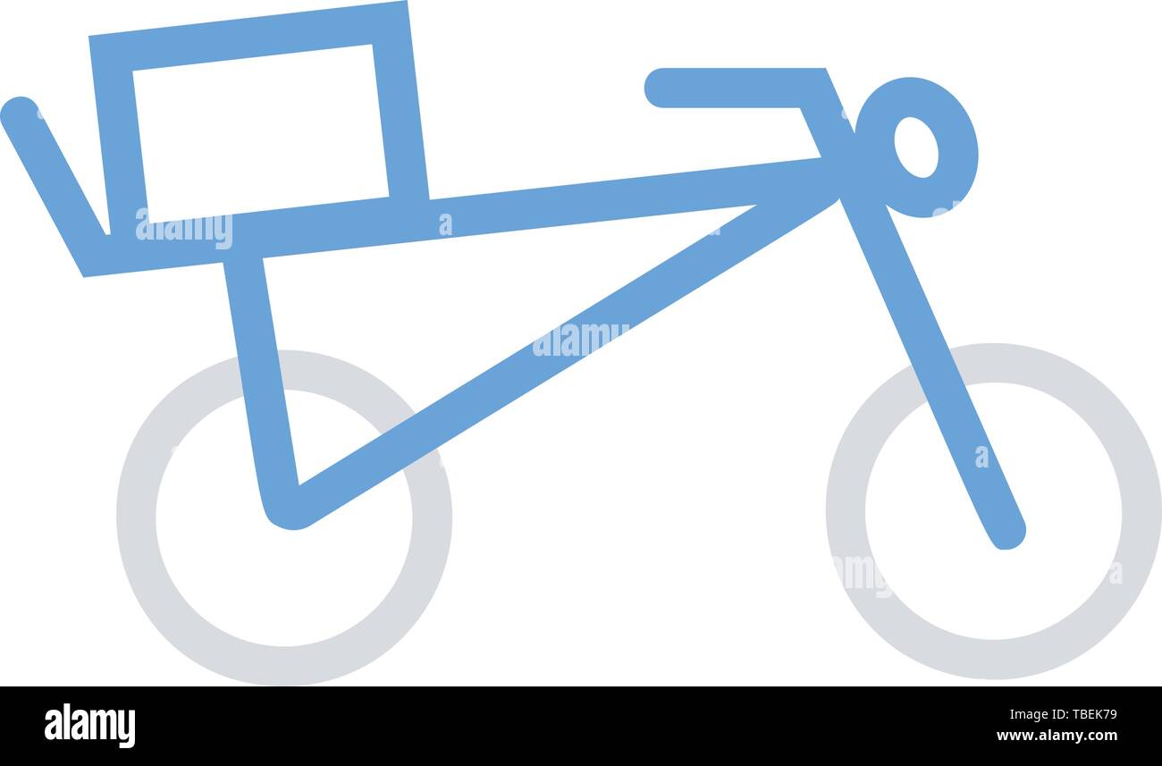 Bicycle box vector vectors hi-res stock photography and images - Alamy