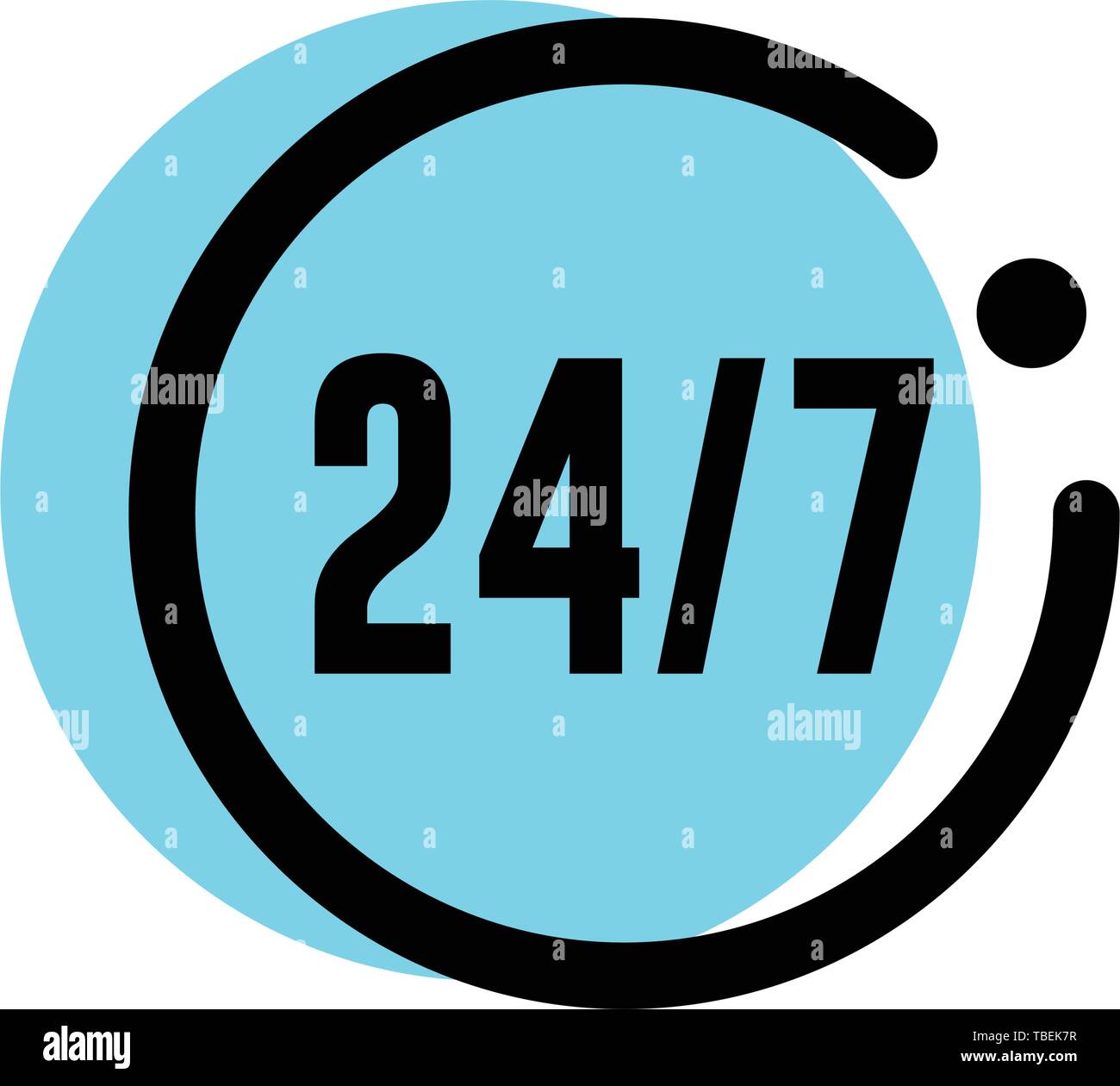 24 days sign icon Stock Vector Images - Alamy