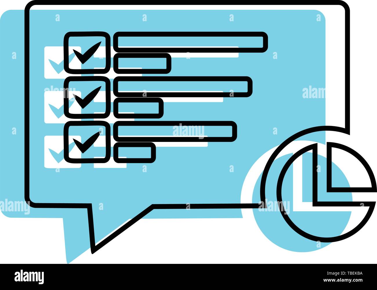 Business strategy document linear fill icon vector Stock Vector Image ...