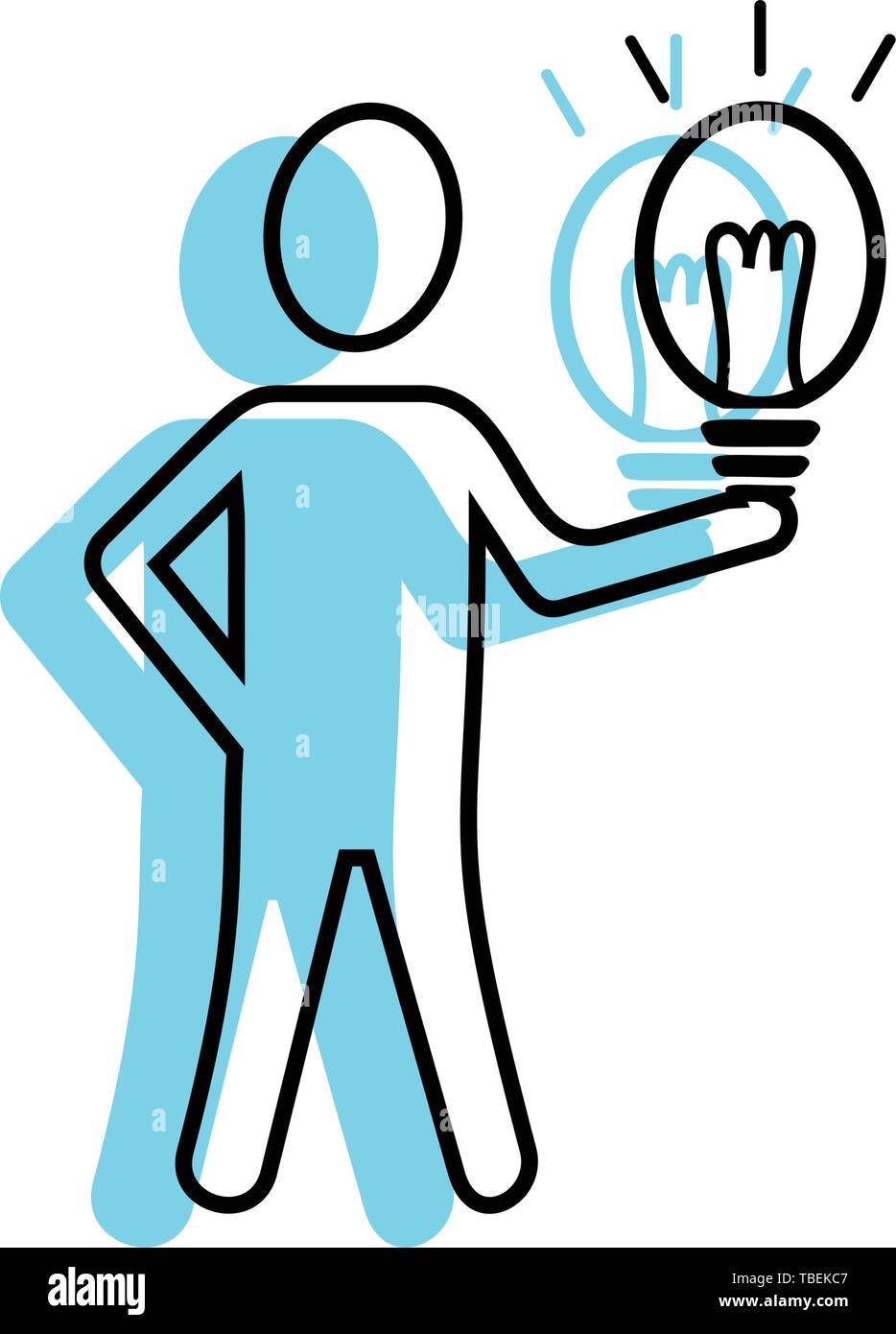 Business ideas icon vector - linear fill icon Stock Vector Image & Art ...