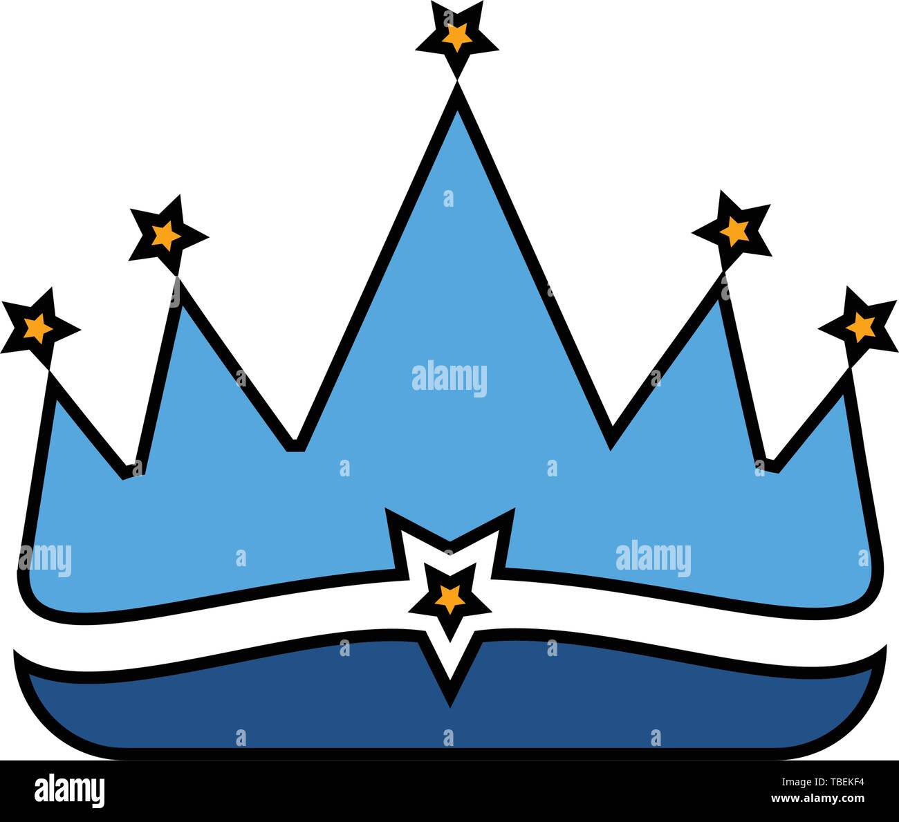 Crown linear fill icon vector Stock Vector Image & Art - Alamy