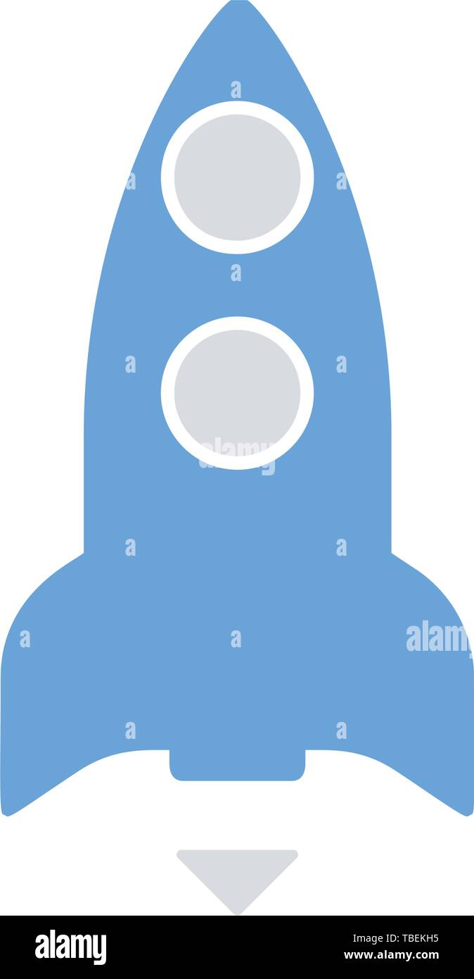Rocket flat icon vector Stock Vector Image & Art - Alamy