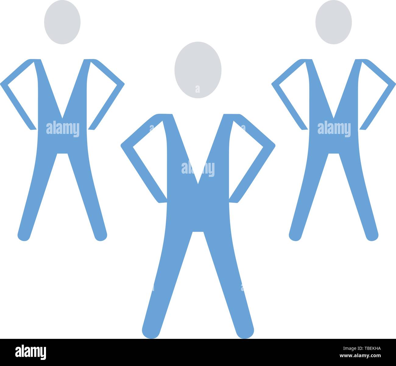 Three businessmen flat icon vector Stock Vector Image & Art - Alamy