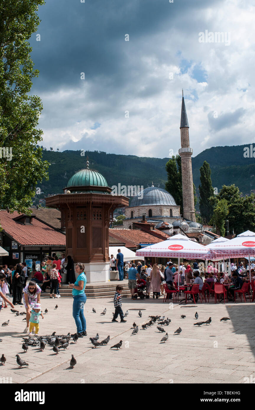 Sarajevo city shopping center hi-res stock photography and images - Alamy