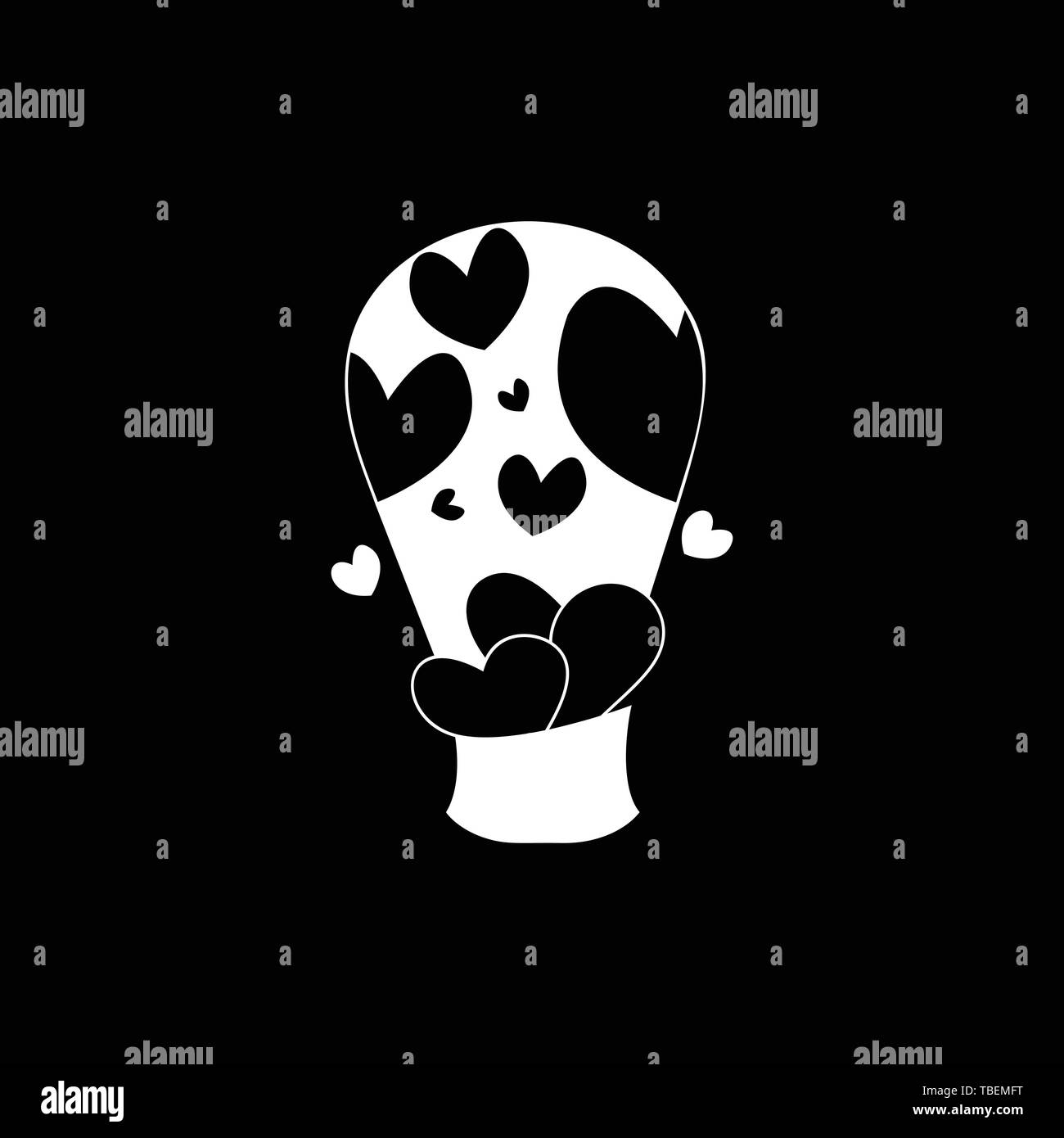 Love trophy glyph icon white - Love trophy Illustration Stock Vector ...