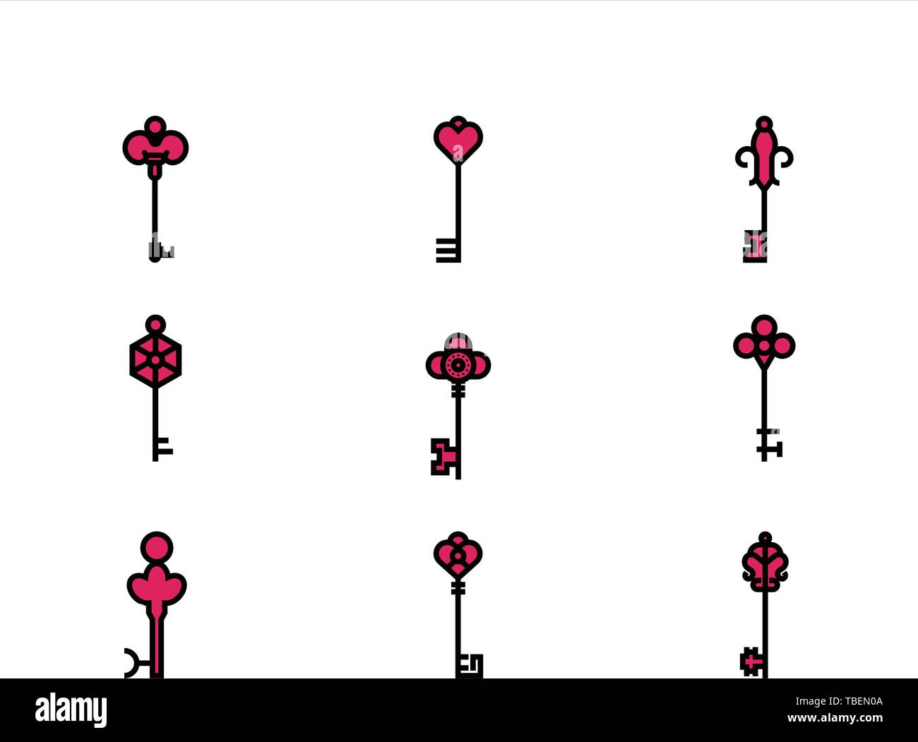 Fill keys hi-res stock photography and images - Alamy