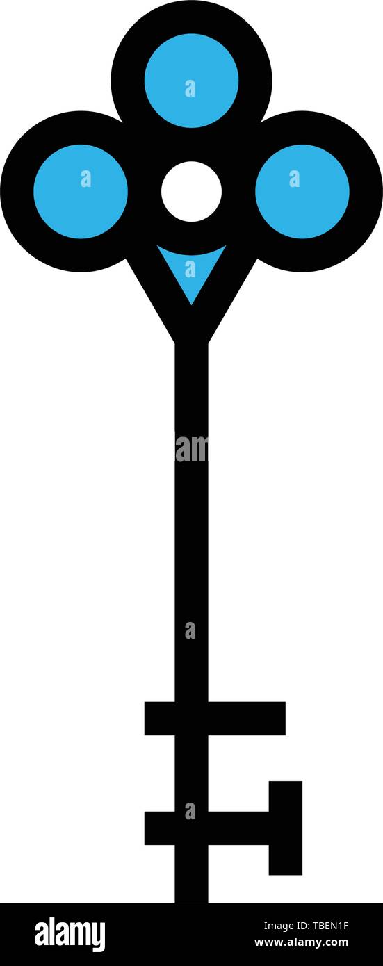 Keys icon, safe and protection sign - Linear fill vector icon Stock ...