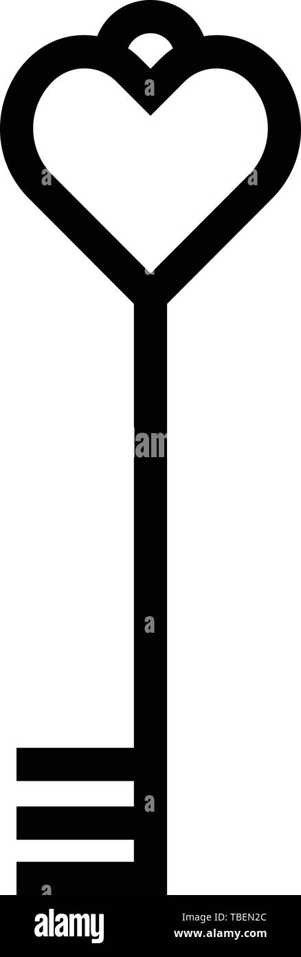 Keys icon, safe and protection sign - Vector black Stock Vector Image ...