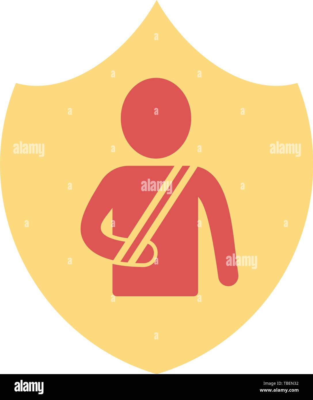 Bone fracture Health insurance sign - vector Stock Vector Image & Art ...