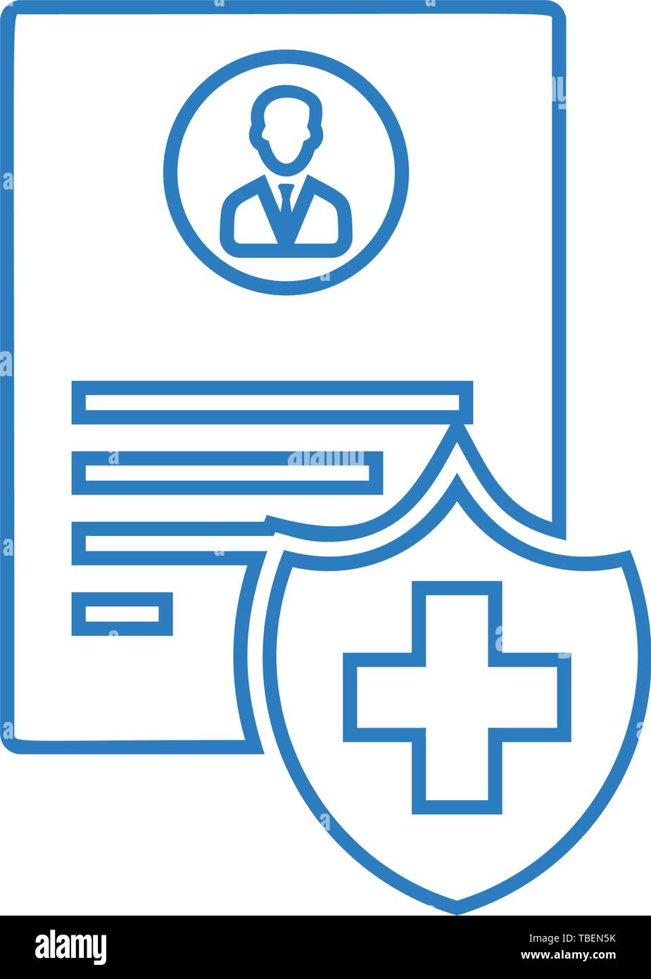 Medical document vector vectors hi-res stock photography and images - Alamy
