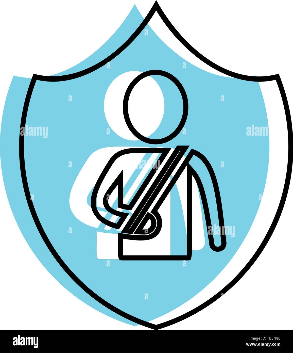 Bone fracture Health insurance sign - vector Stock Vector Image & Art ...