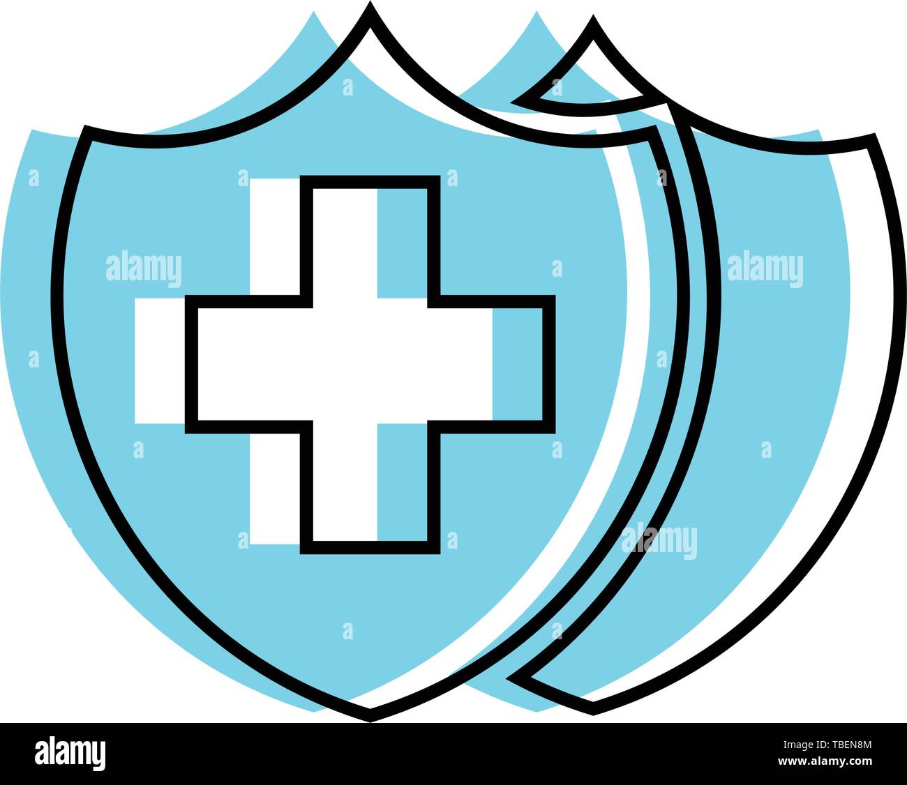 Medical health protection icon - vector Stock Vector Image & Art - Alamy