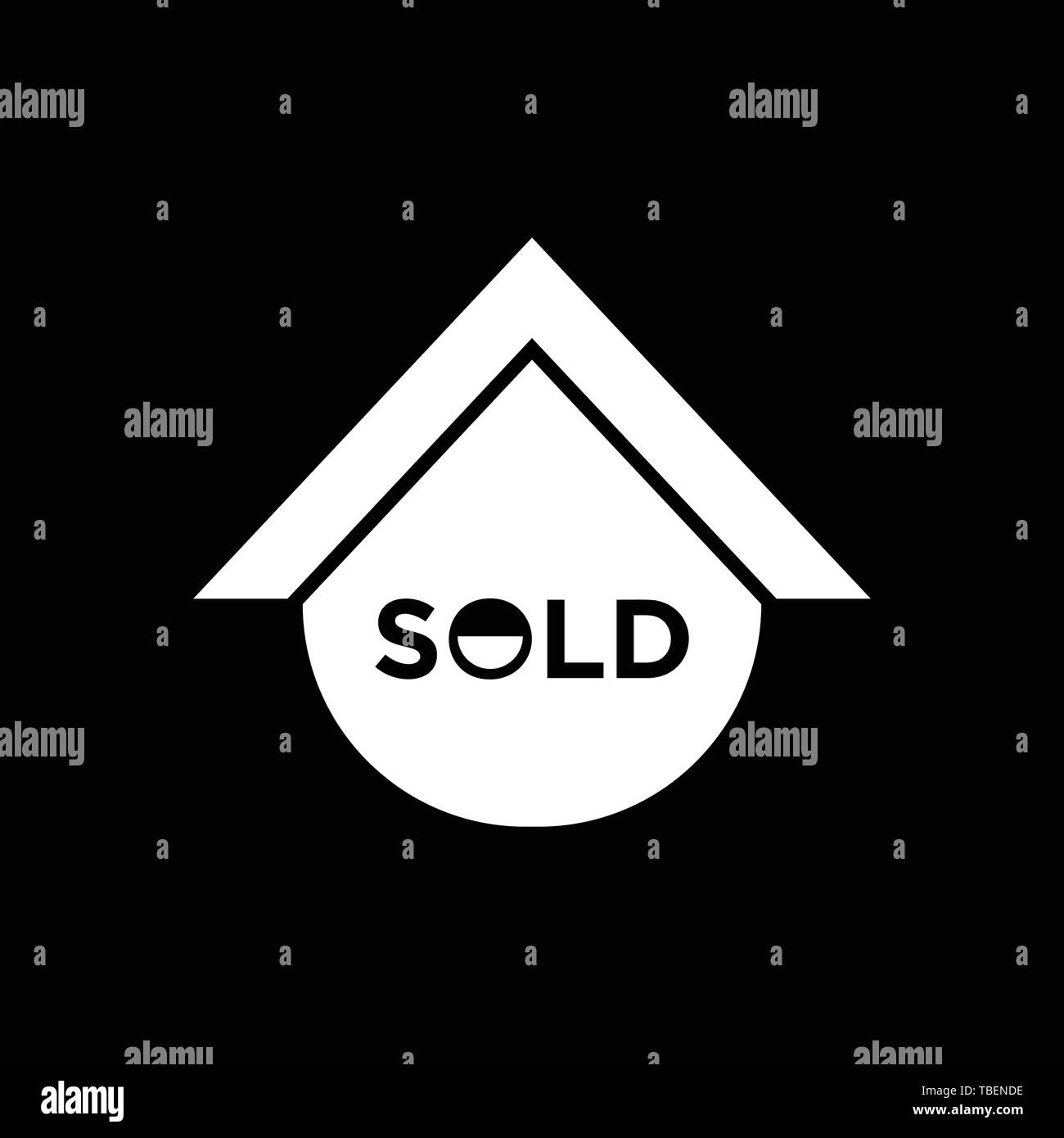 Sold sign house Black and White Stock Photos & Images - Alamy