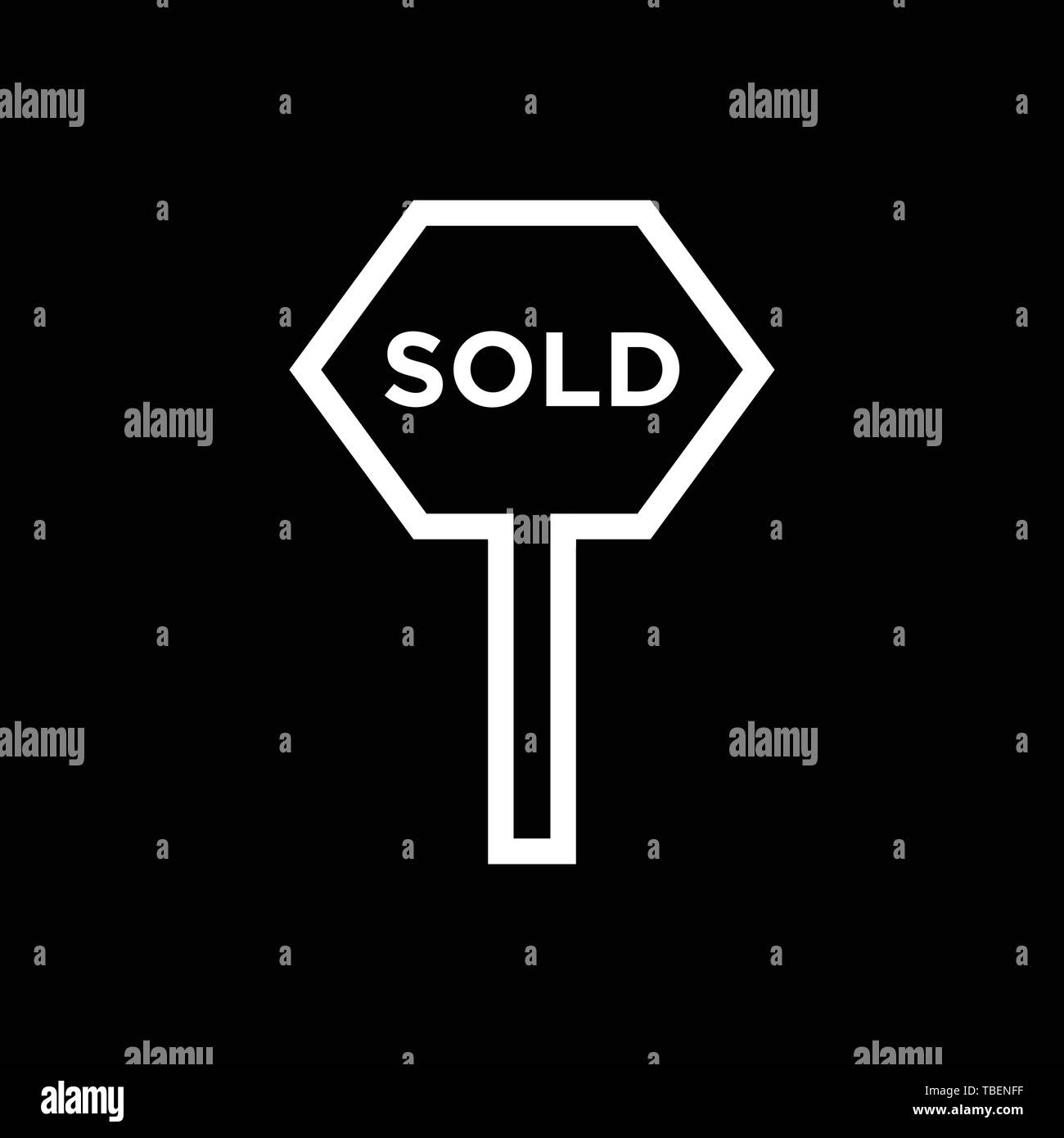 Sold background Stock Vector Images - Alamy