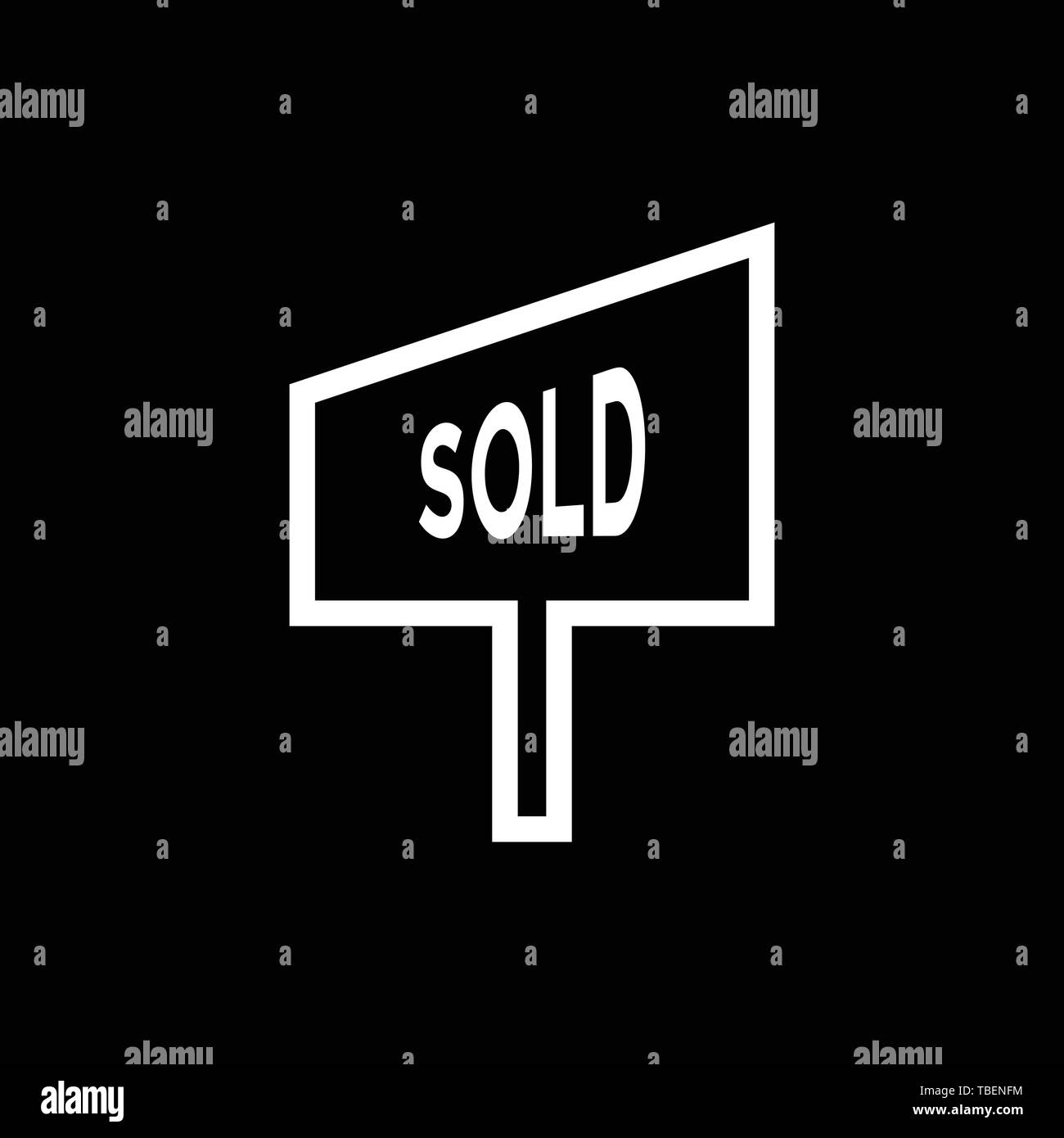 Sold background Stock Vector Images - Alamy
