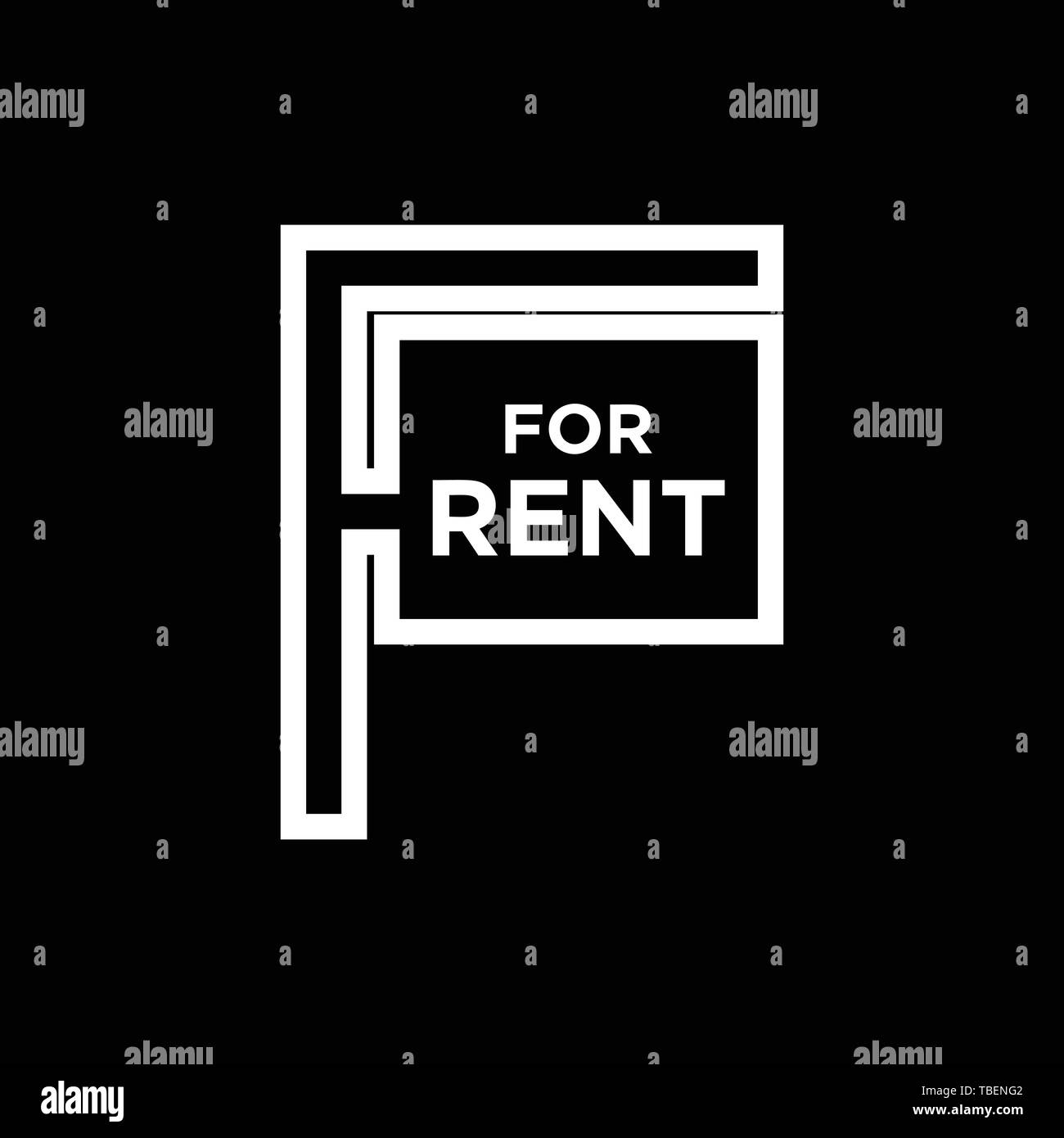 Rent a roof Stock Vector Images - Alamy