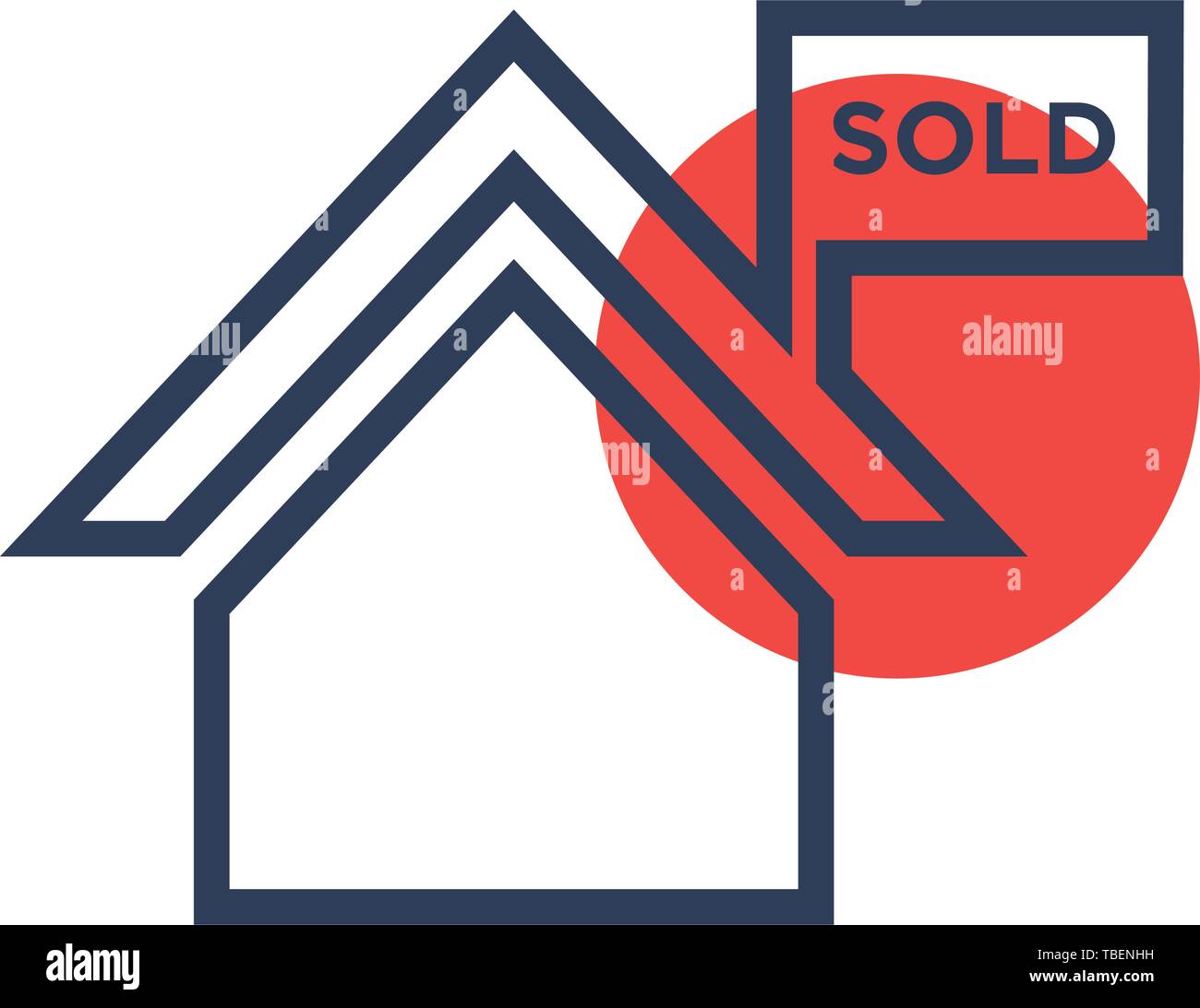 Sold Sign Icon Stock Vector Images - Alamy