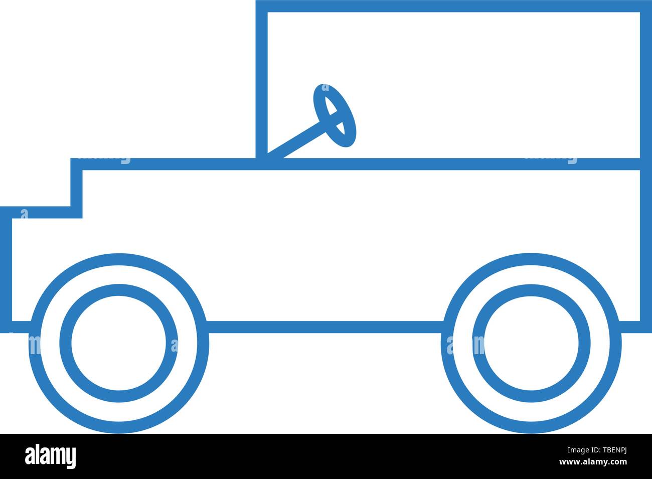 Old model car icon - Vector illustration Stock Vector Image & Art - Alamy