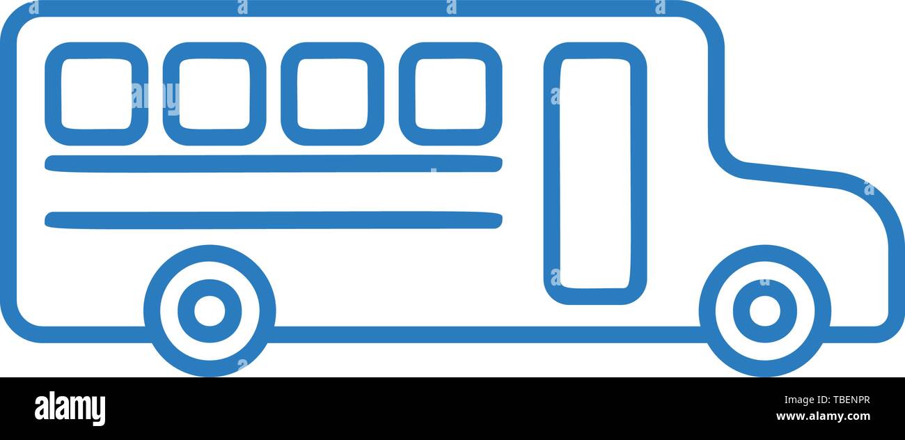 School van car icon - Vector illustration Stock Vector Image & Art - Alamy