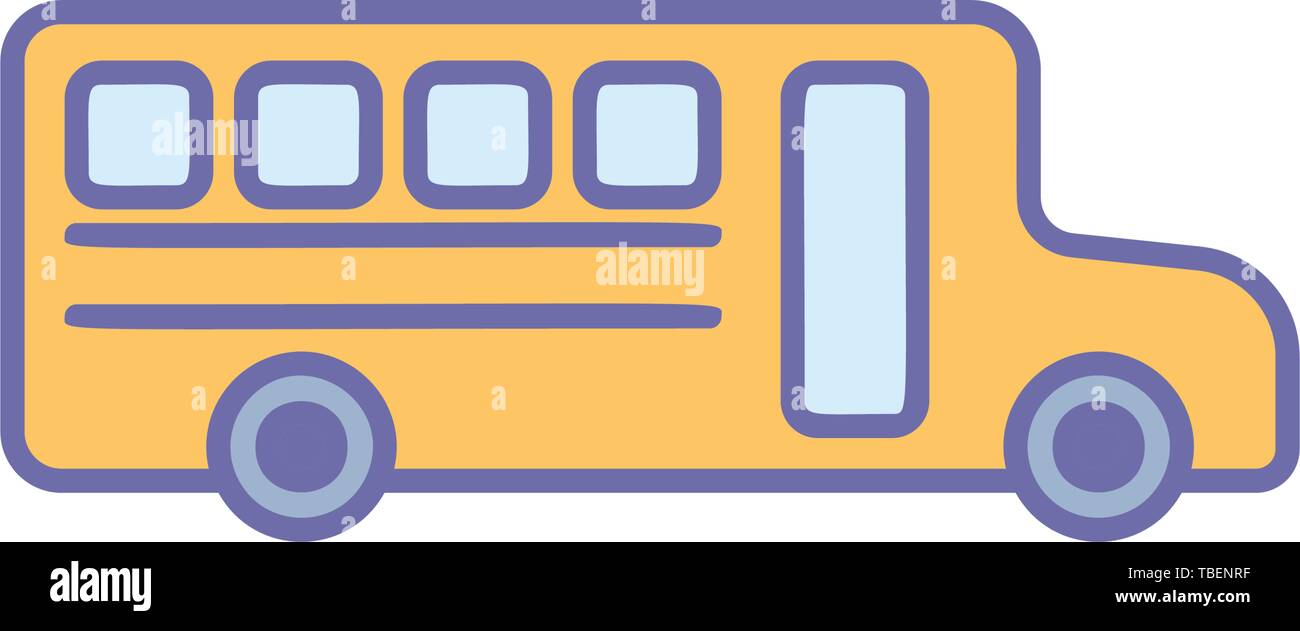 School van car icon - Vector illustration Stock Vector Image & Art - Alamy