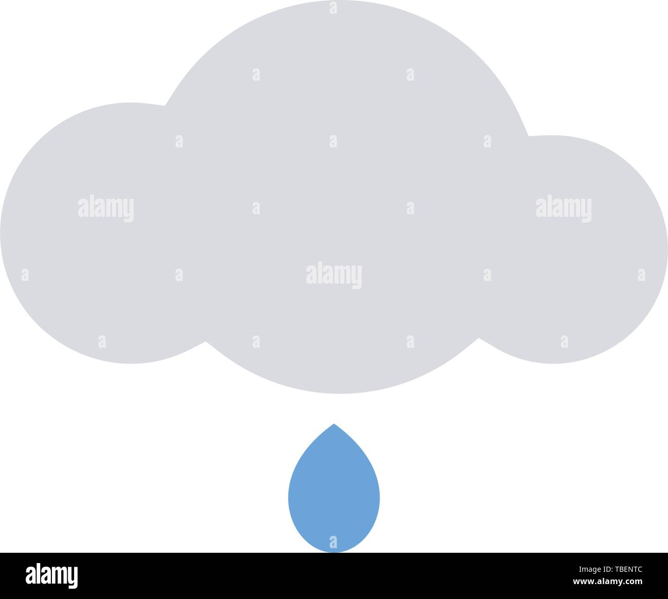 Cloud water drop Stock Vector Images - Alamy