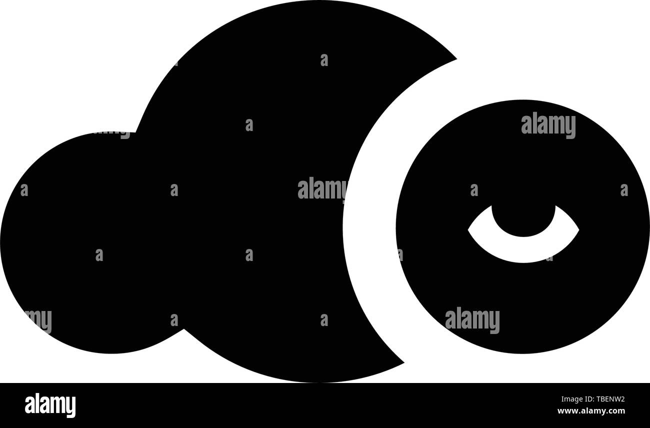Black round eye Stock Vector Images - Alamy