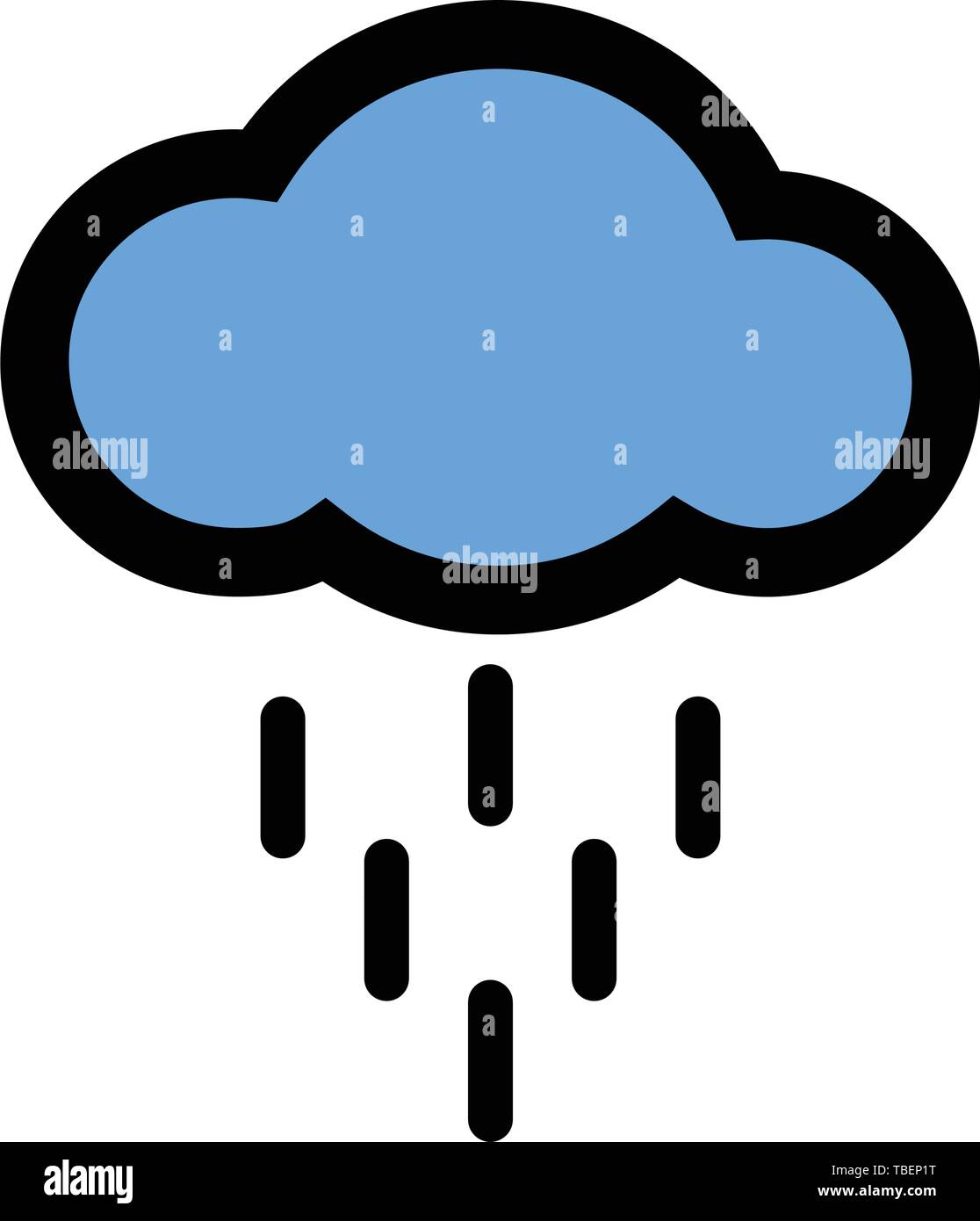 Cloud icon linear fill - Vector Stock Vector Image & Art - Alamy